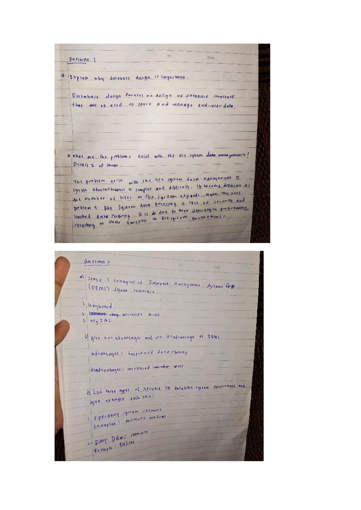 Ict200 database - lecture notes - Introduction To Database - Studocu