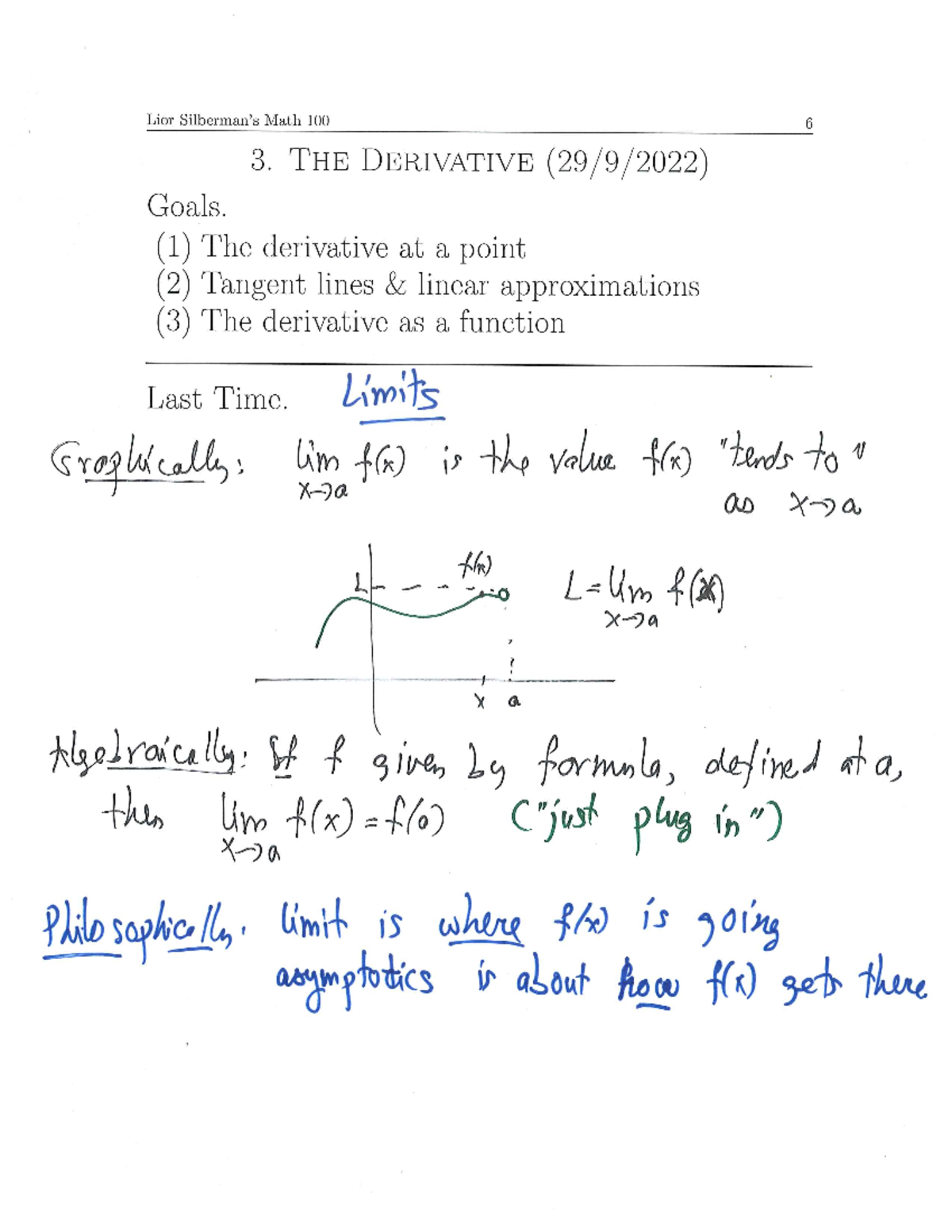 M100 Lecture 03-2022 - Date: September 29, 2022 Notes Type: 100 C Large ...