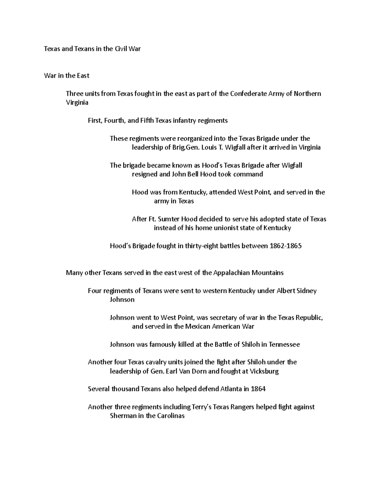 8a Texas and Texans in the Civil War - Texas and Texans in the Civil ...
