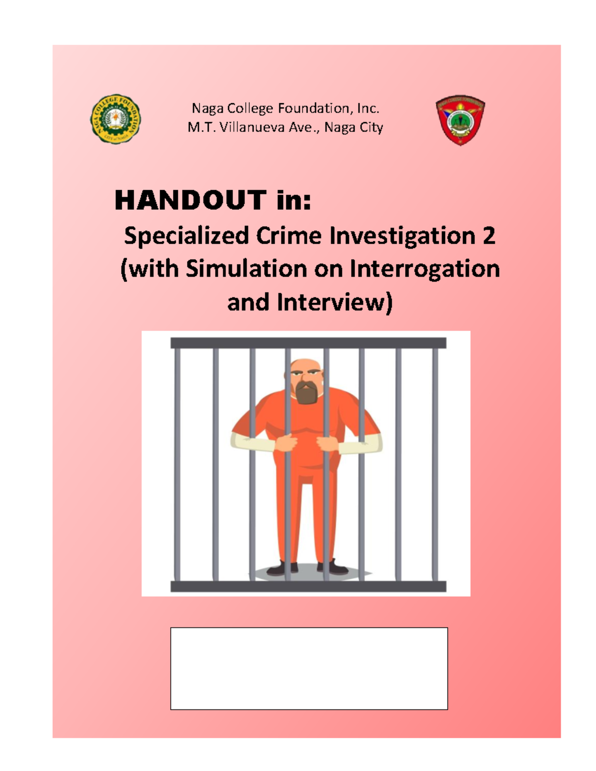 Specialized Crime Investigation 2 with Simulation on Interrogation and ...