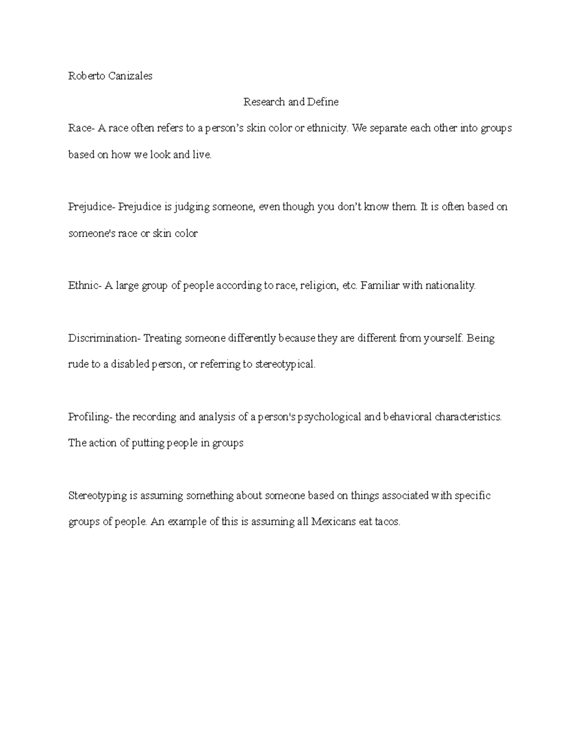 Research and Define - goated - Roberto Canizales Research and Define ...