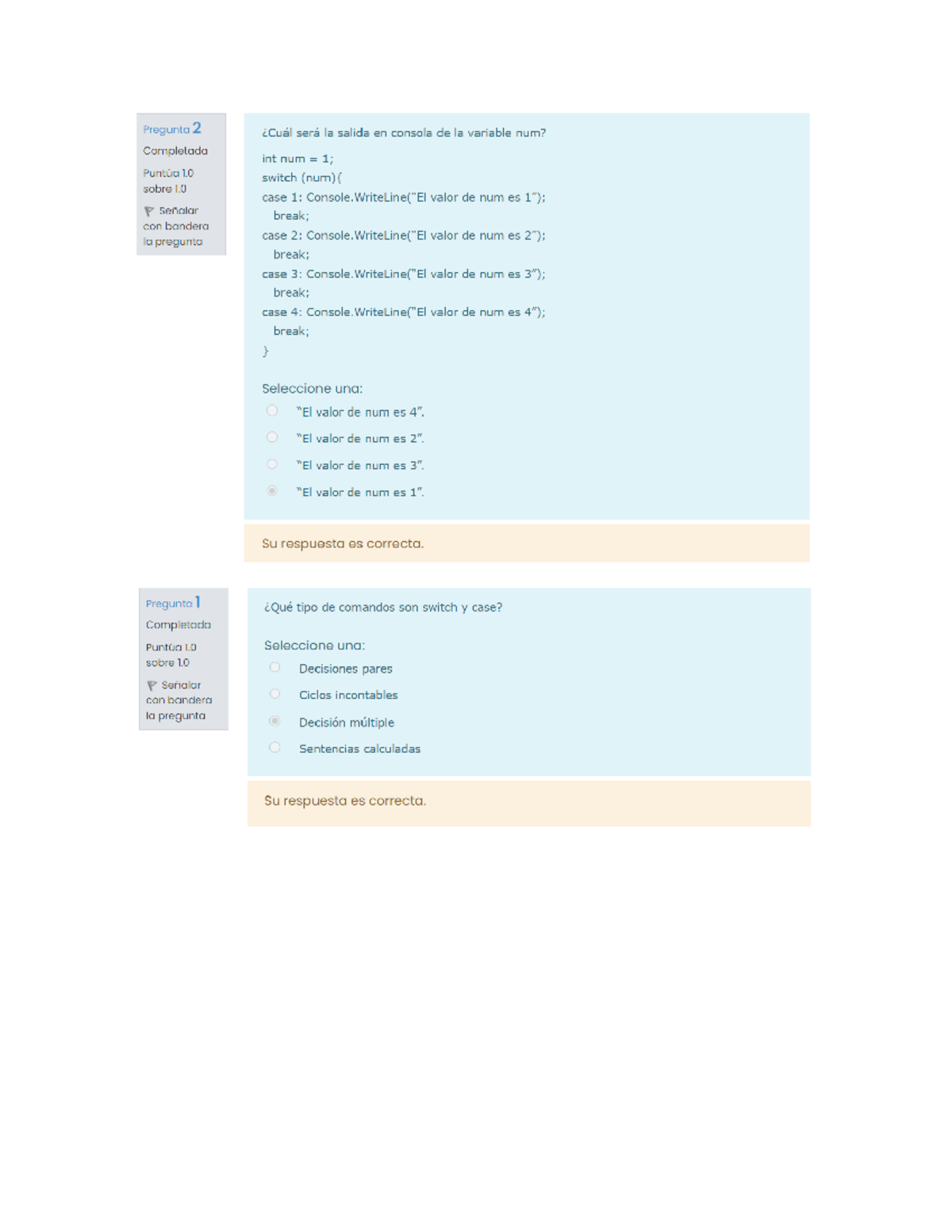 Programación estructurada examen sem 3 - Studocu