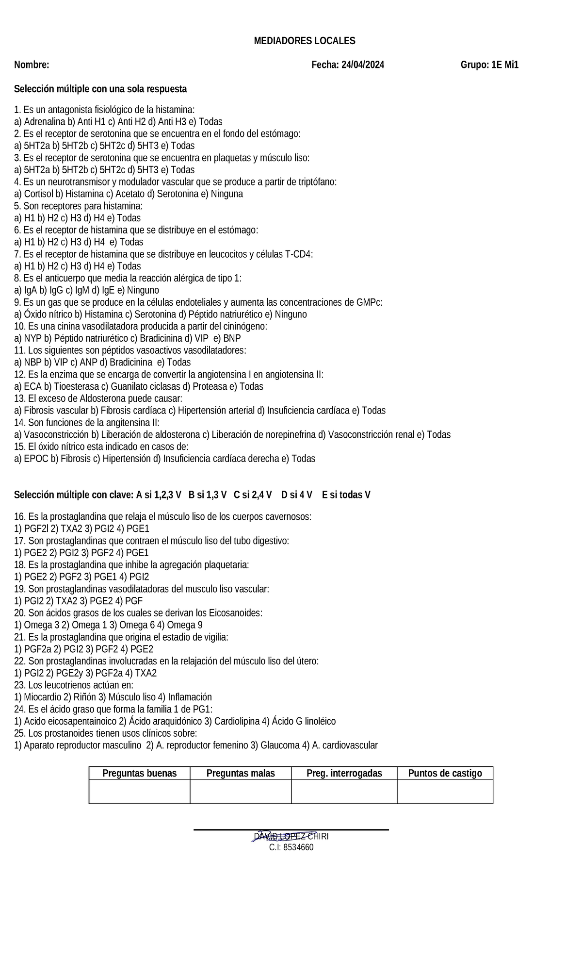 Exa SP Mediadores Locales David G1E Mi1 2024 073512 - MEDIADORES LOCALES Nombre: Fecha: 24/04 ...