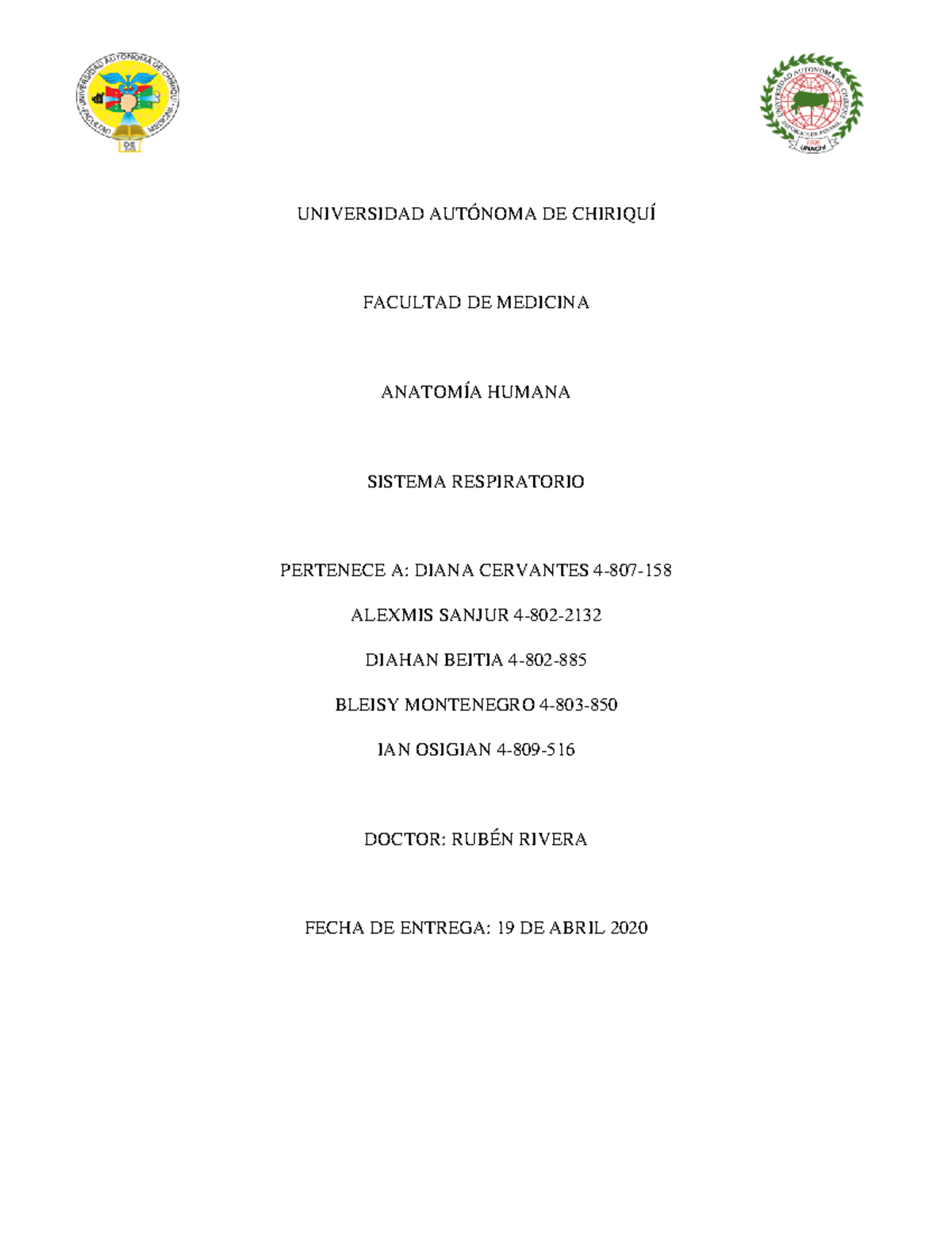 Aparato respiratorio resumen en grupo video - Warning: TT: undefined function: 32 UNIVERSIDAD ...