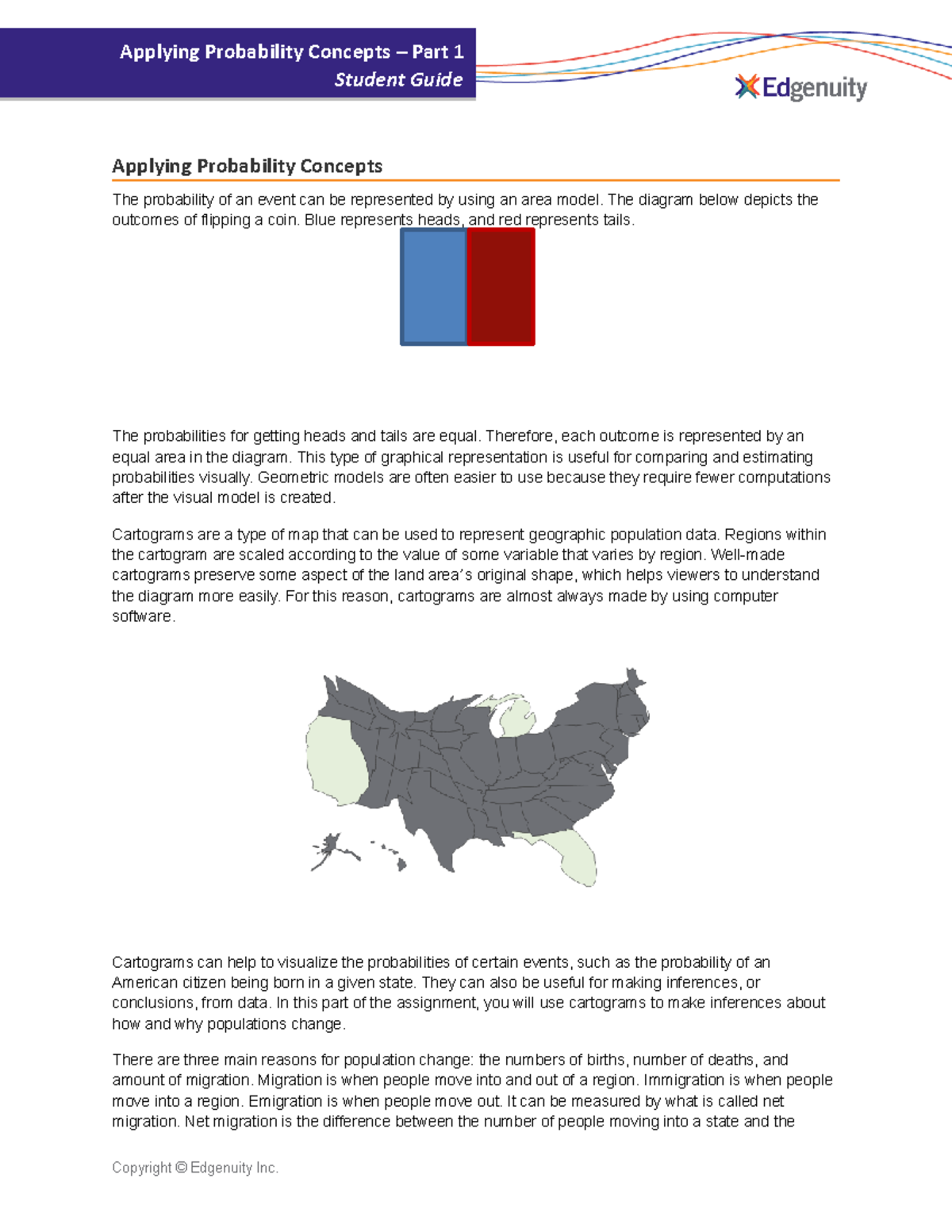 8101-13-11- Student Guide Part 1 - Applying Probability Concepts The probability of an event can ...
