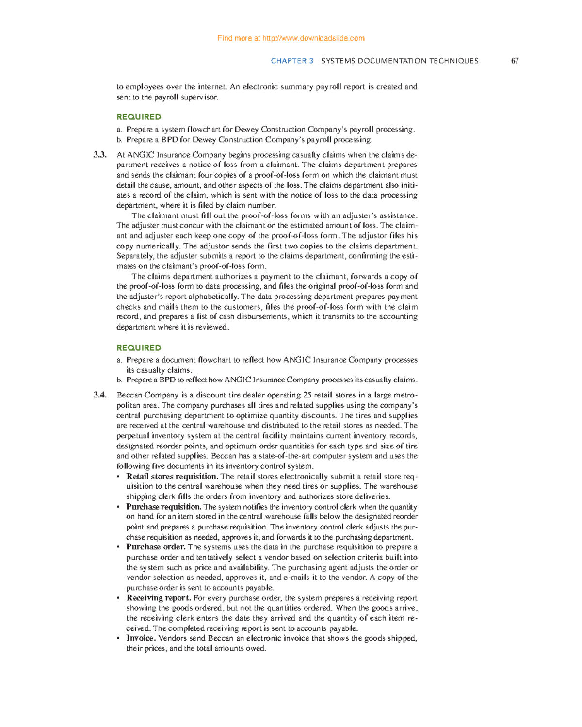 3.3 Accounting Information System-94 - CHAPTER 3 SYSTEMS DOCUMENTATION TECHNIQUES 67 to ...