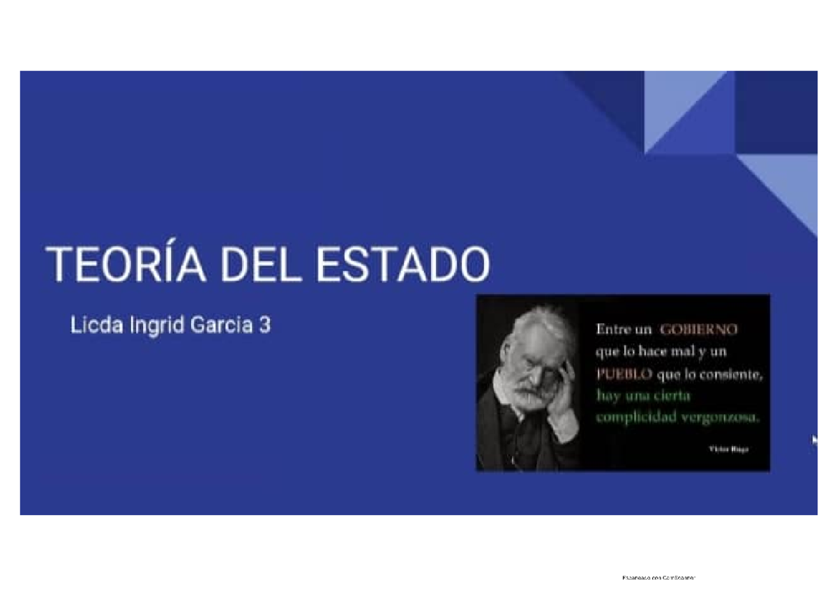 Teoria del estado - Studocu