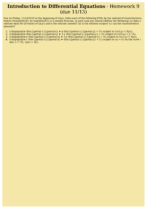 Solution 7 - Solution to Assignment 7, MATH Observe that we only have to prove the case t > s ...