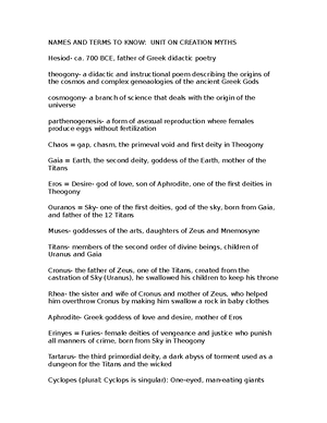 Homeric HYMN TO Aphrodite notes - HOMERIC HYMN TO APHRODITE notes ...