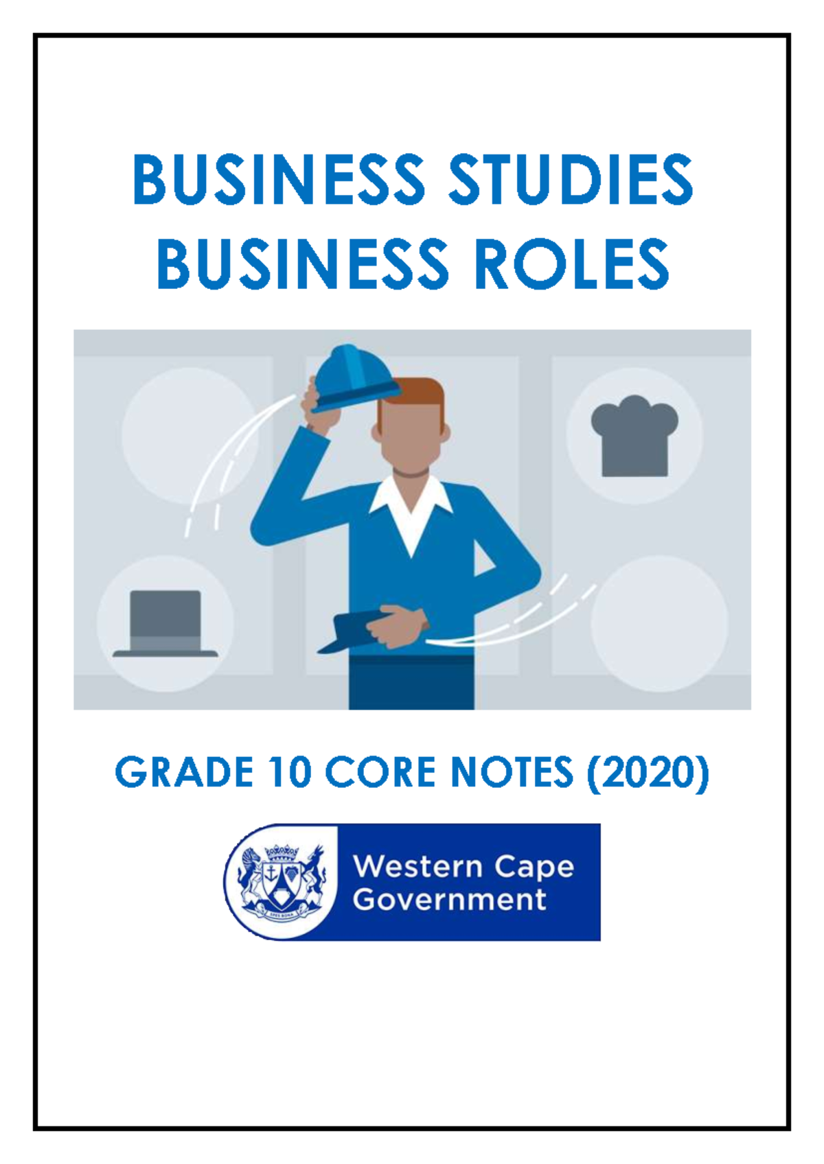 BSTD 11 ENVIRONMENTS 2020 ENG - BUSINESS STUDIES BUSINESS ROLES GRADE ...