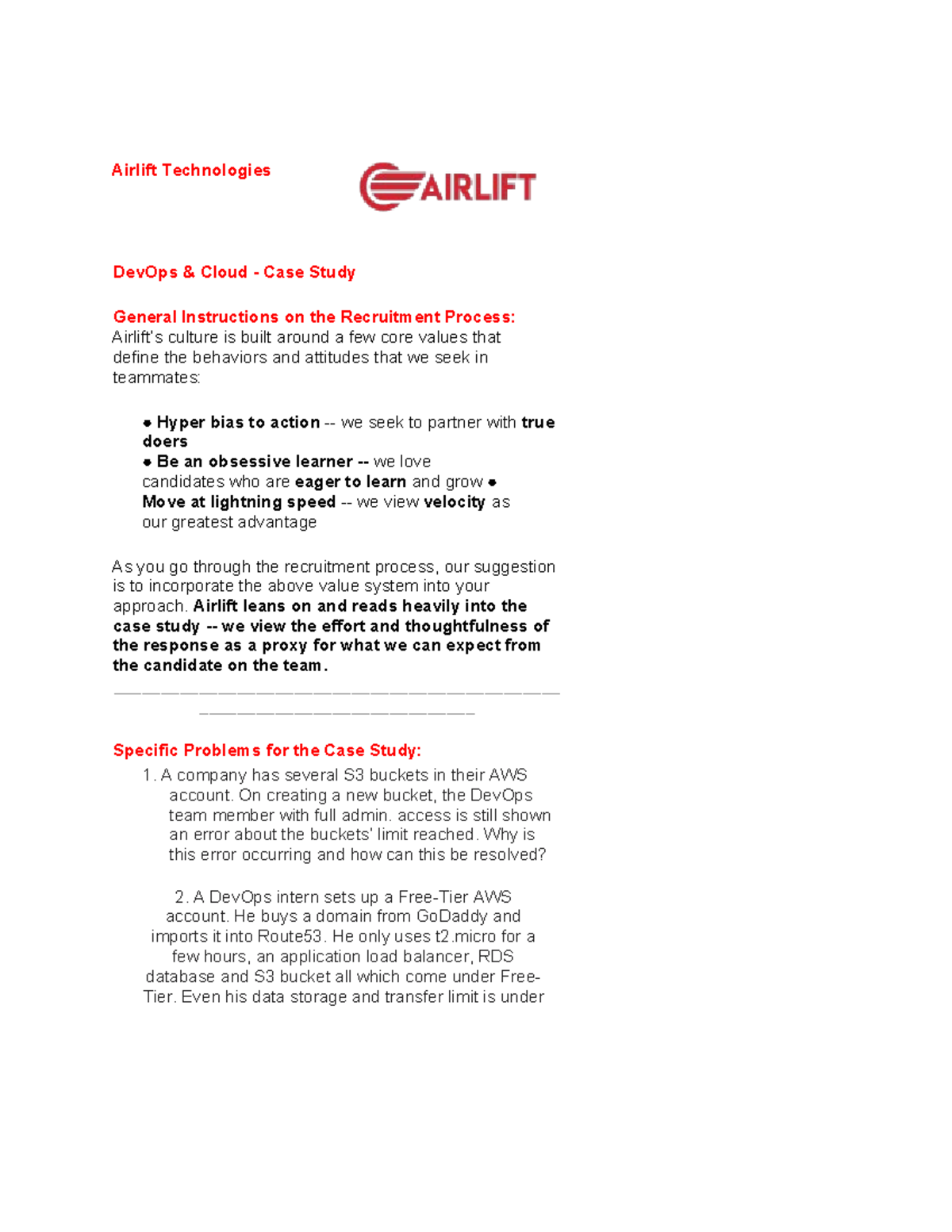 Airlift - Dev Ops Cloud - Case Study - Airlift Technologies DevOps ...