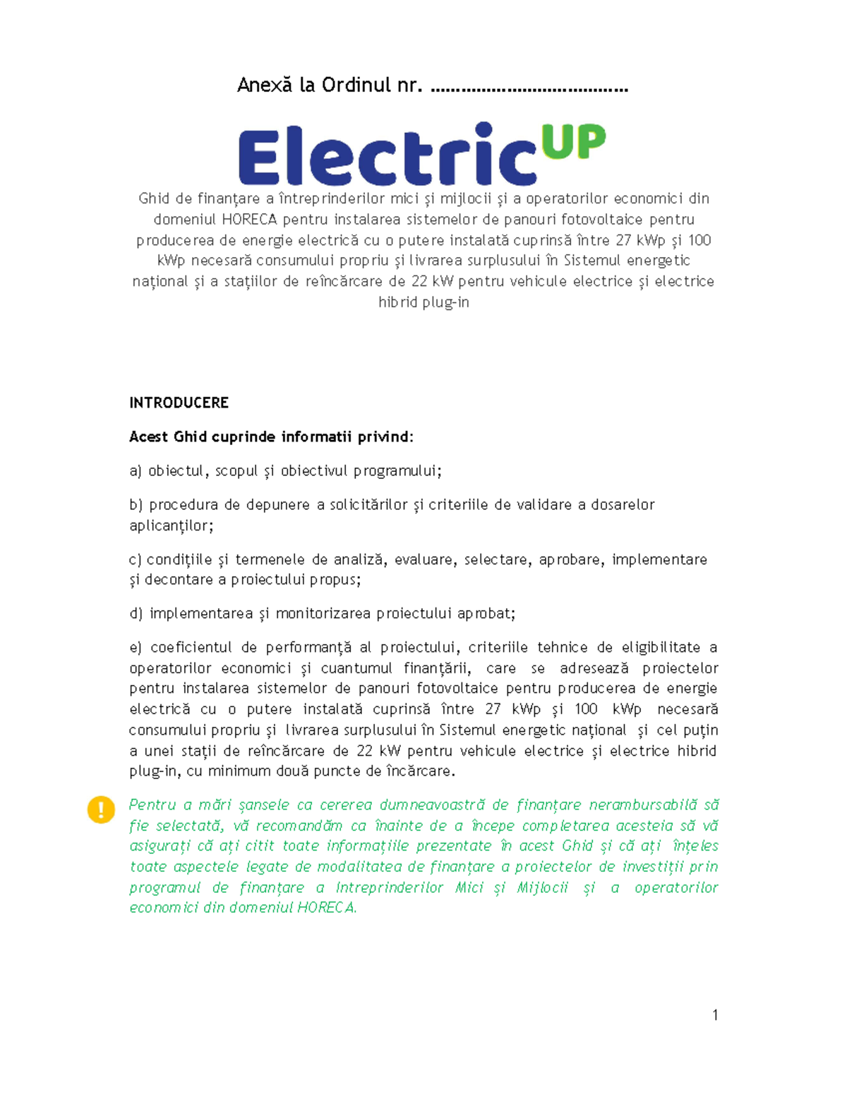 Ghid Electric Up 03 12 2020 - 1 Anexă la Ordinul nr