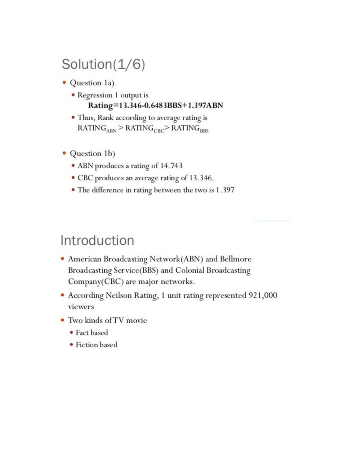 CBC Case Study Answer Key - GB520 - Studocu