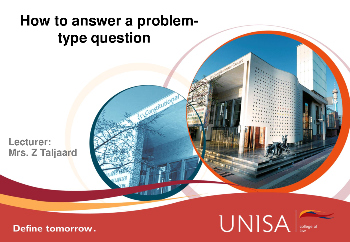 How to answer problem-type questions 7bcf5cd3e11b0815b16bf5ed7d46b359 ...