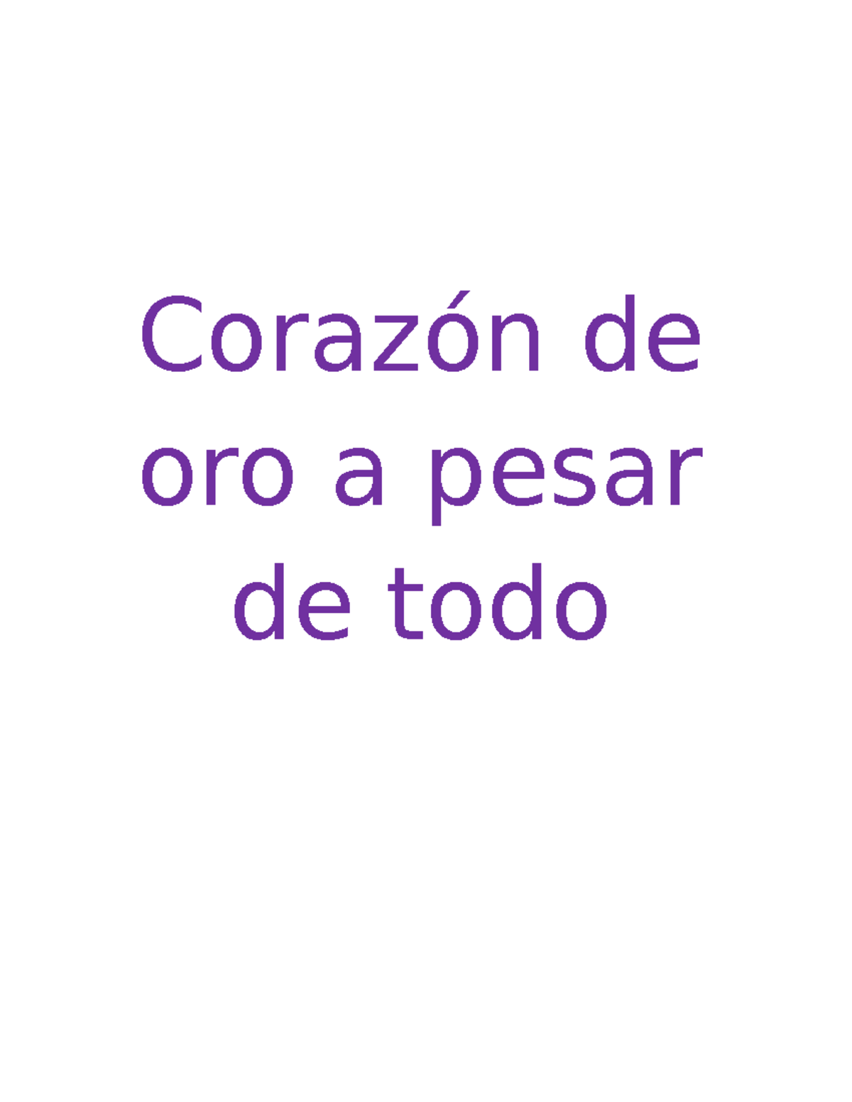 Corazon de oro - oracion de santa teresita - Corazón de oro a pesar de ...
