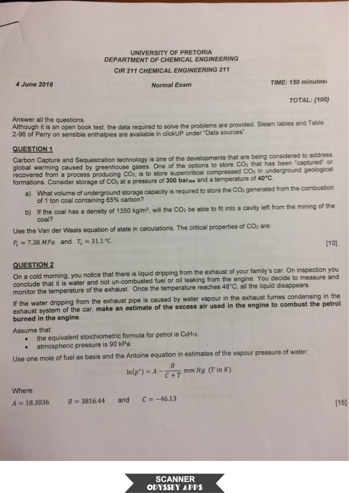 CIR 211 Exam paper 2019 question paper - CIR 211 - Studocu