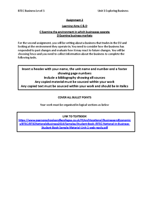 Assignment 1 unit 21 - acheived distinction - Unit 21 – Training and ...