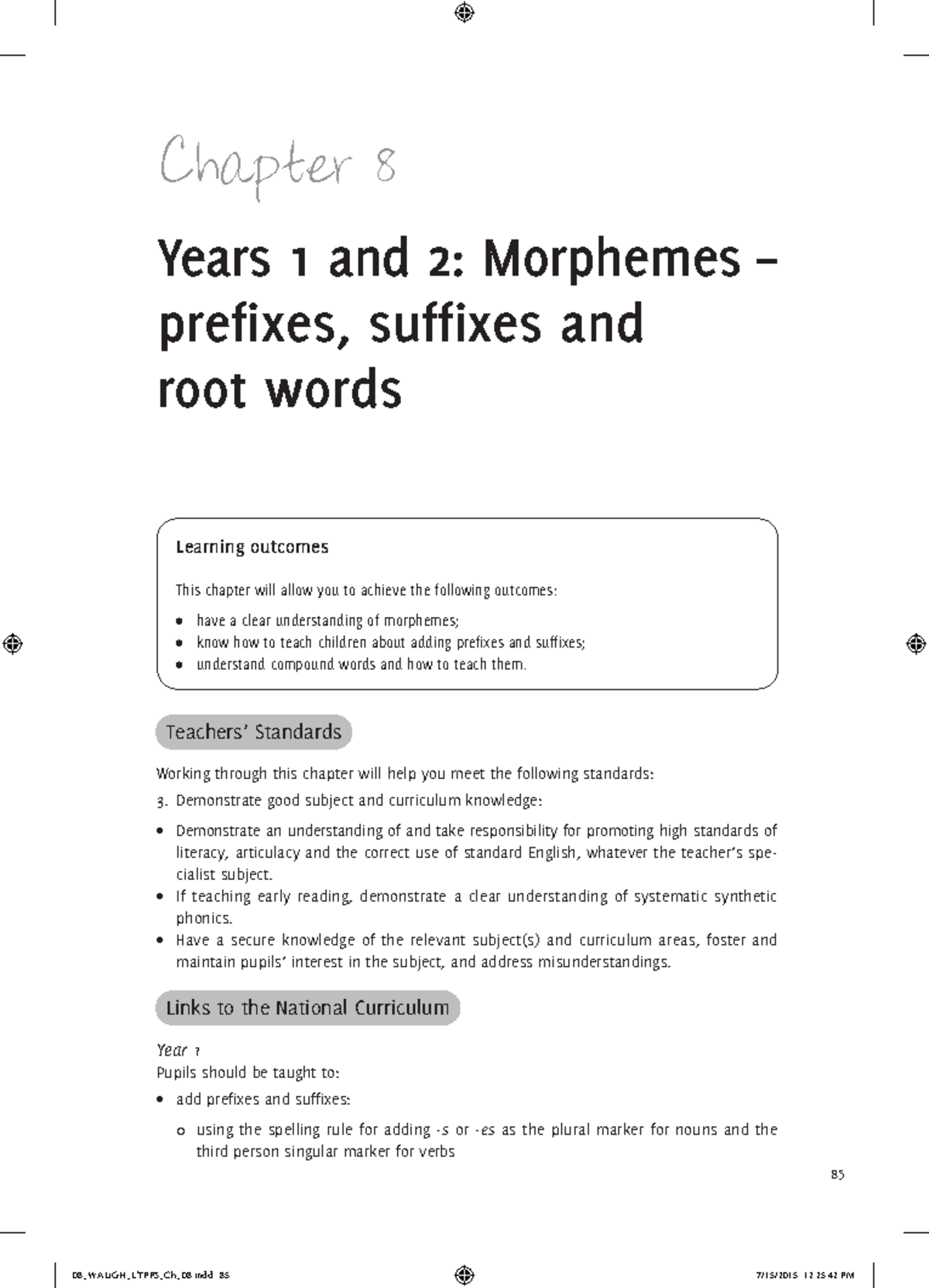 Chapter 8 Waugh - Lessons in Teaching Phonics - 85 Chapter 8 Years 1 ...
