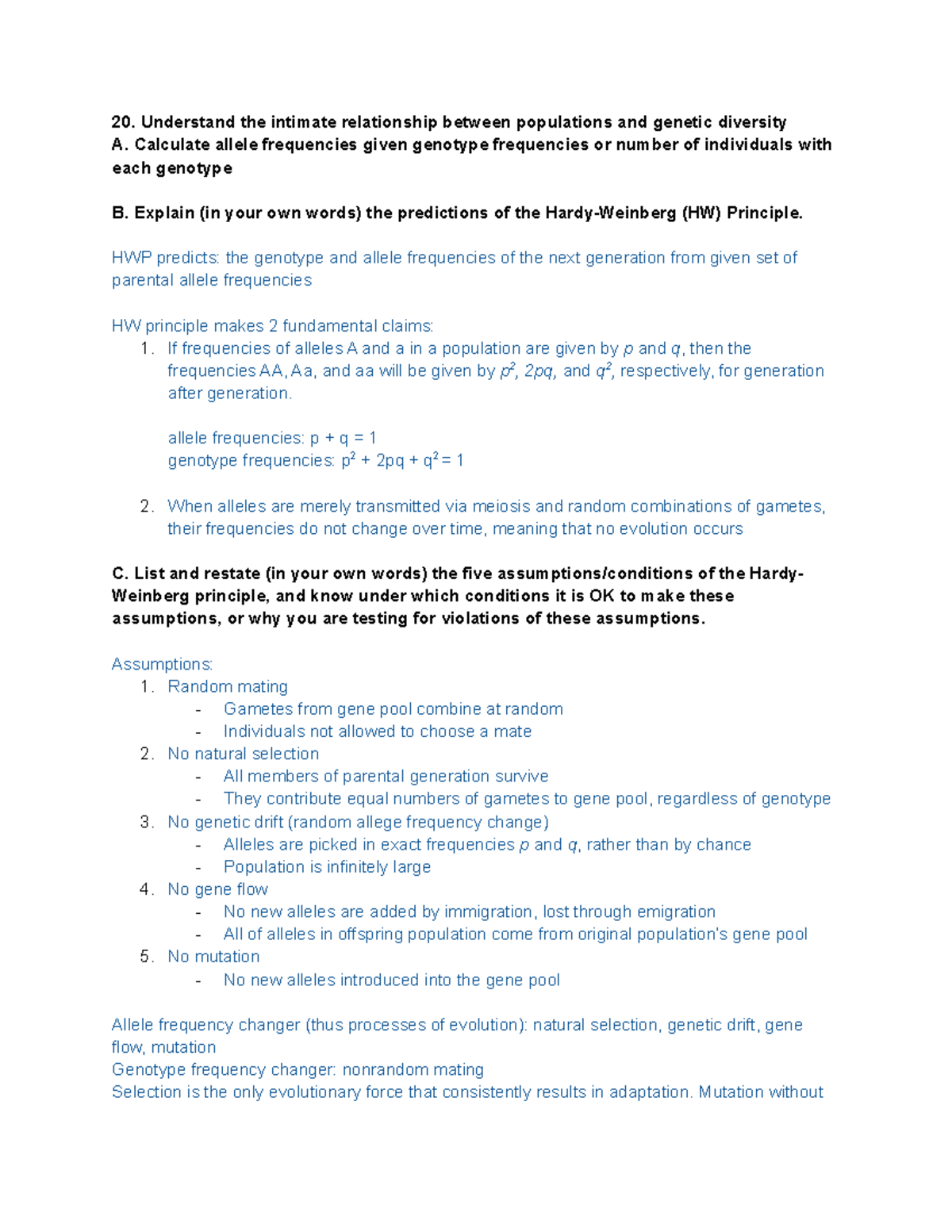 IB150 EXAM 3 NOTES - Understand the intimate relationship between ...
