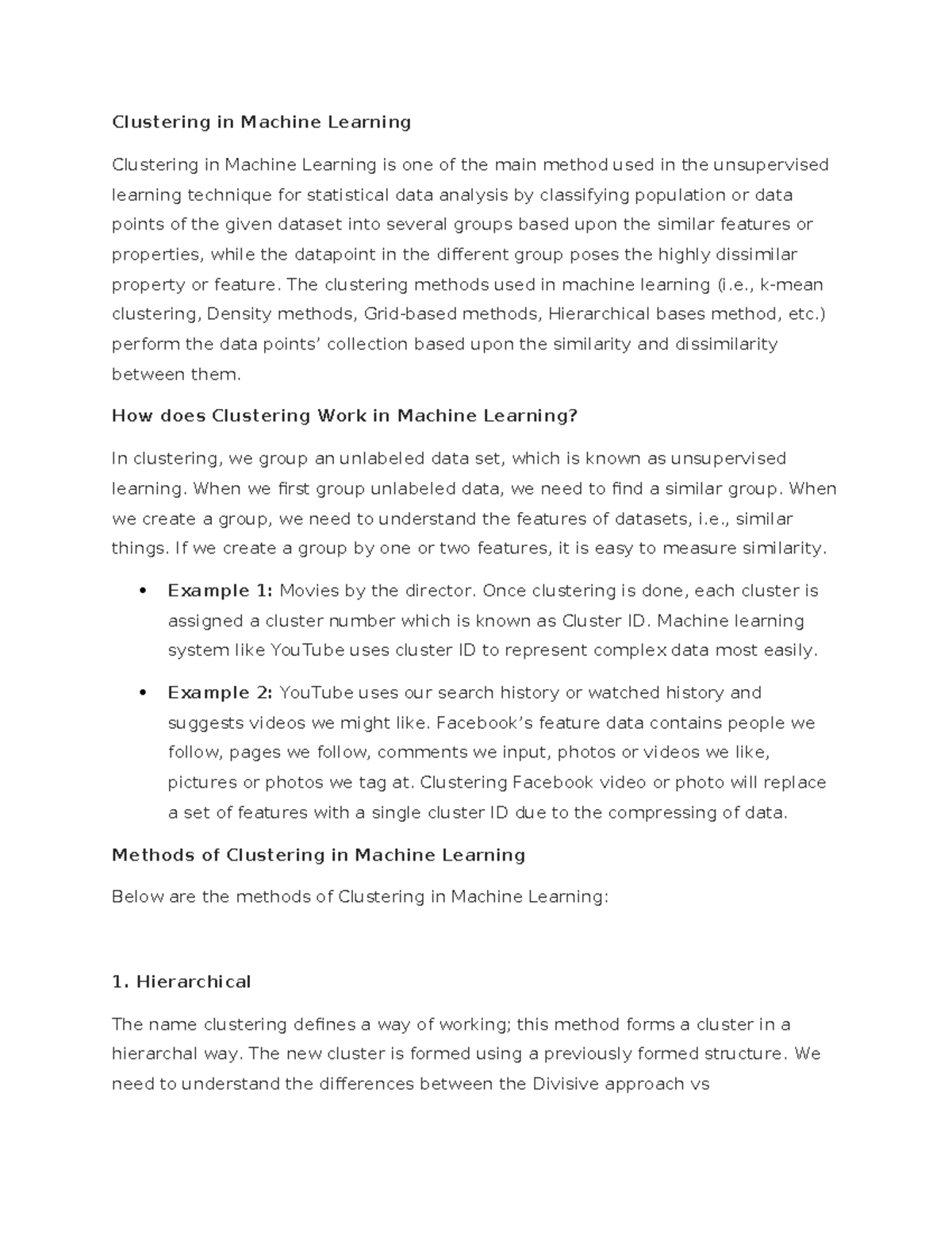 Clustering In Machine Learning Clustering In Machine Learning Clustering In Machine Learning