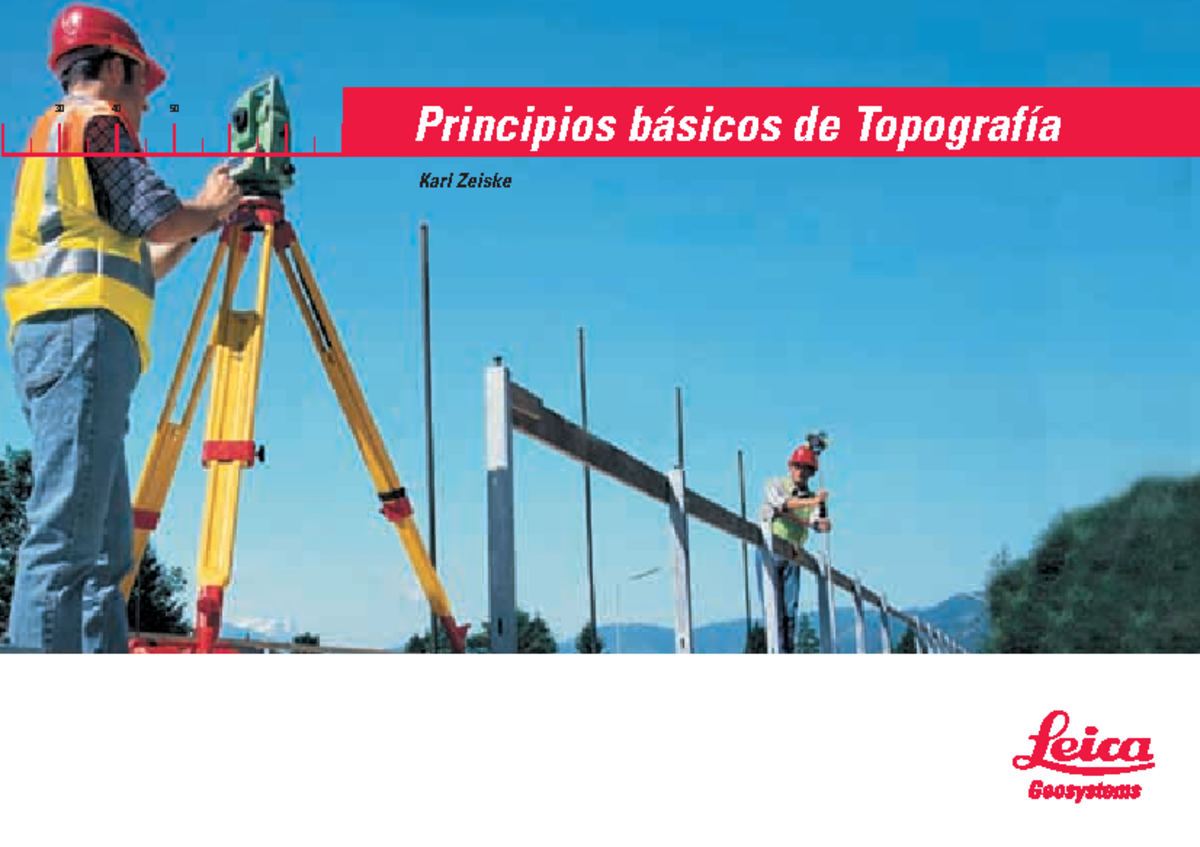 Principios-basicos de-topografia - 30 40 50 Principios básicos de Topografía ####### Karl Zeiske ...