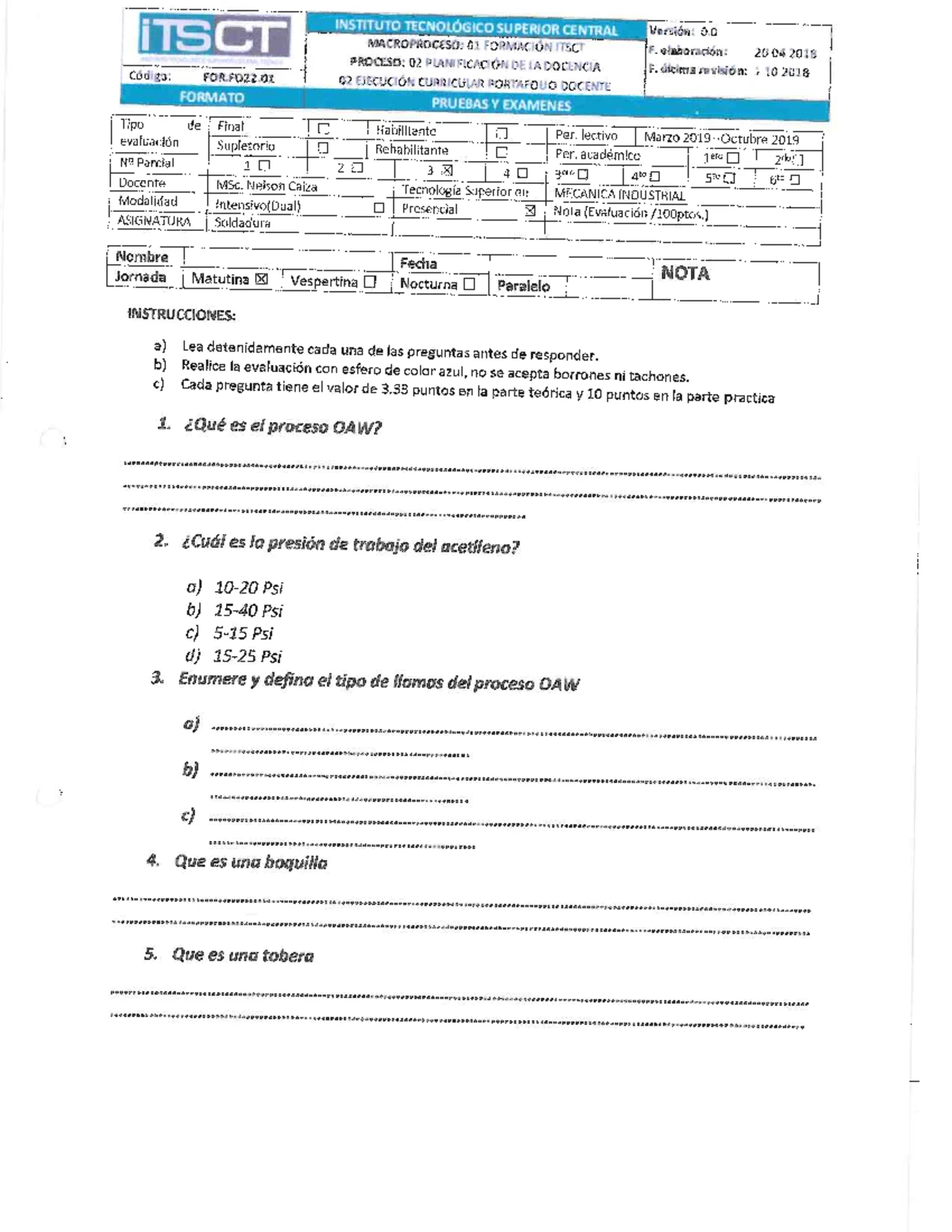 Fórmulas de magnetismo - DOCENTE: Ing. Diego Xavier Bustos QUITO ...