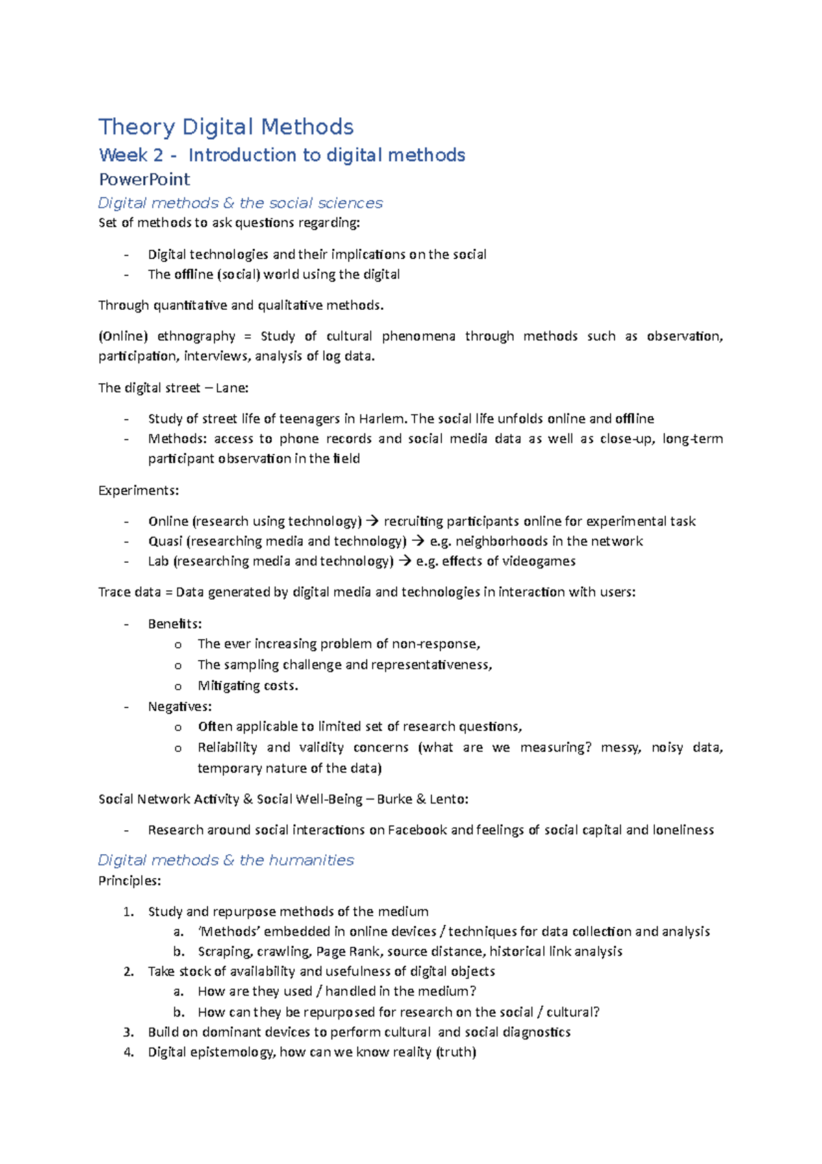 Theory Digital Methods - Theory Digital Methods Week 2 - Introduction ...
