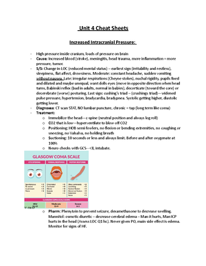 Exam 1 cheat sheets - Infection - Hyperthyroidism (Grave’s disease ...