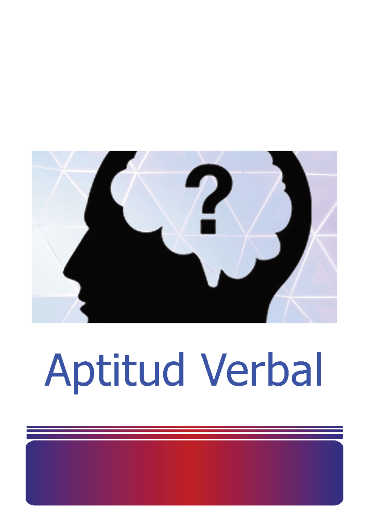 Aptitud Verbal 4° III - Aptitud Verbal • COHERENCIA Y COHESIÓN TEXTUAL ...