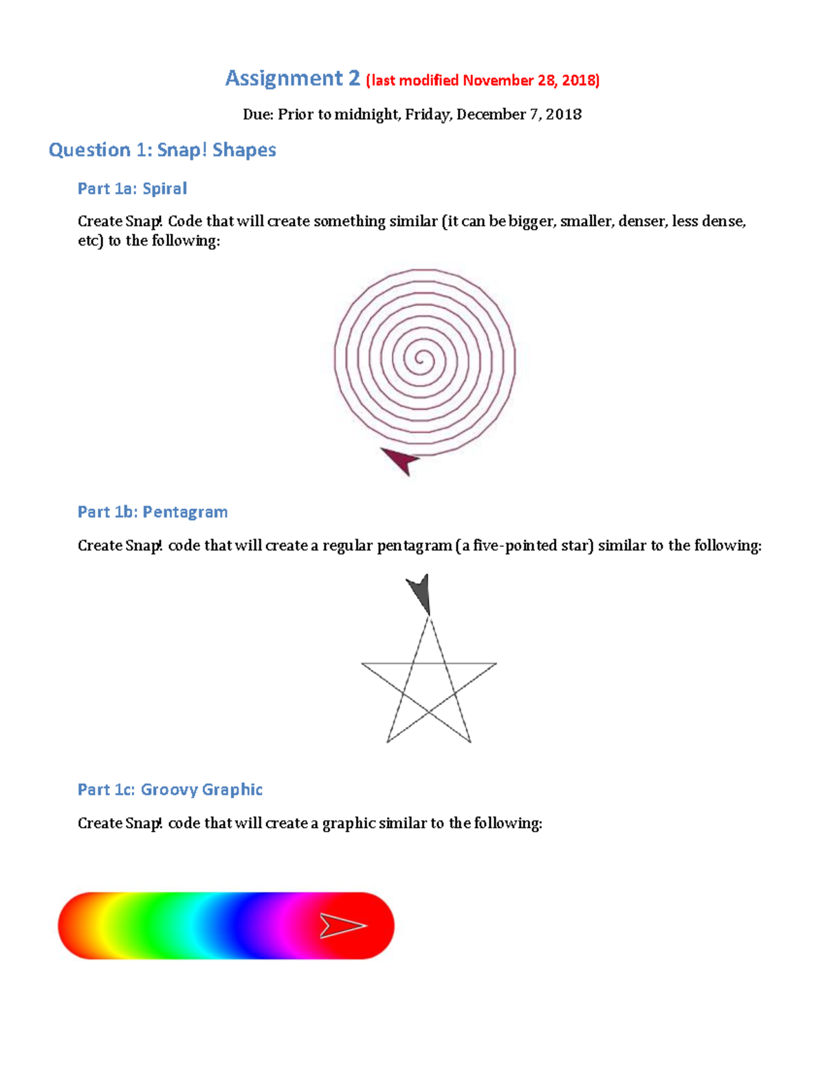 COMP 1500 A2 - This course has two assignments worth of 15% each ...