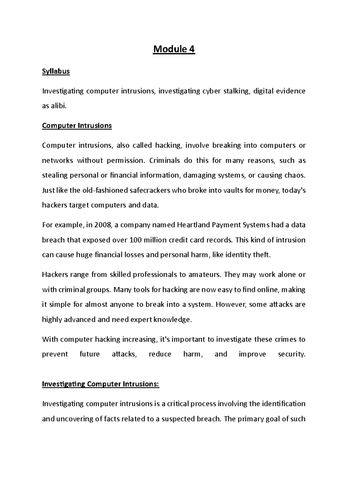 Module 4 - .............................................. - Module 4 ...