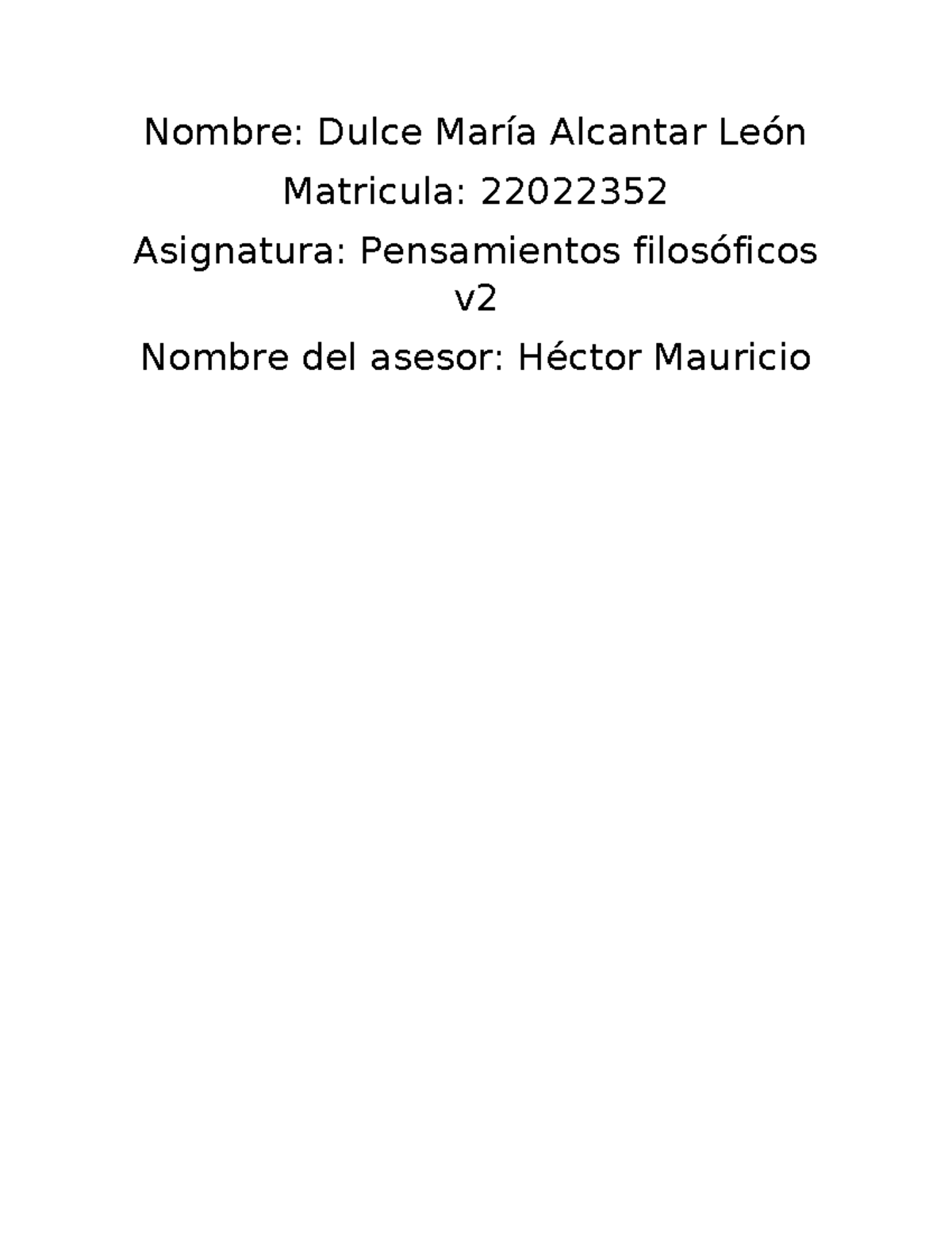 ecuacion analitica - Gobierno y politica - Nombre: Dulce María Alcantar ...