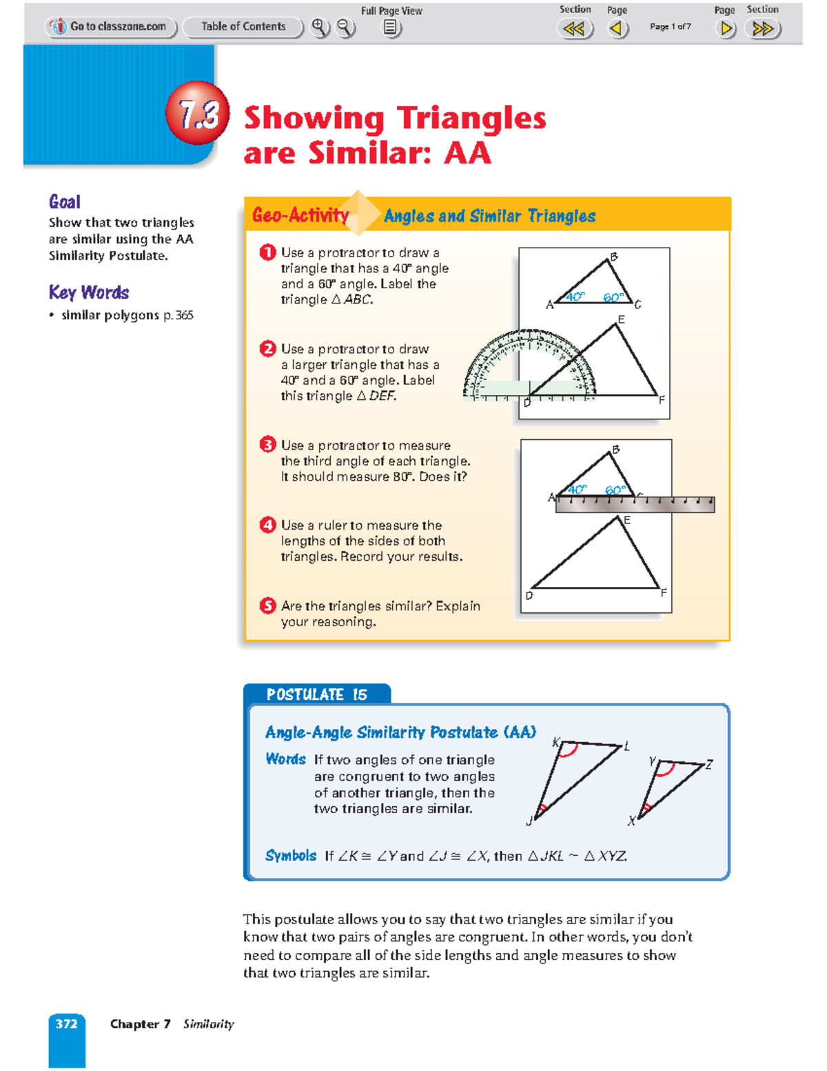 D4f2f88baaeee 3def2801bb76ba55c5c - 372 Chapter 7 Similarity Goal Show ...