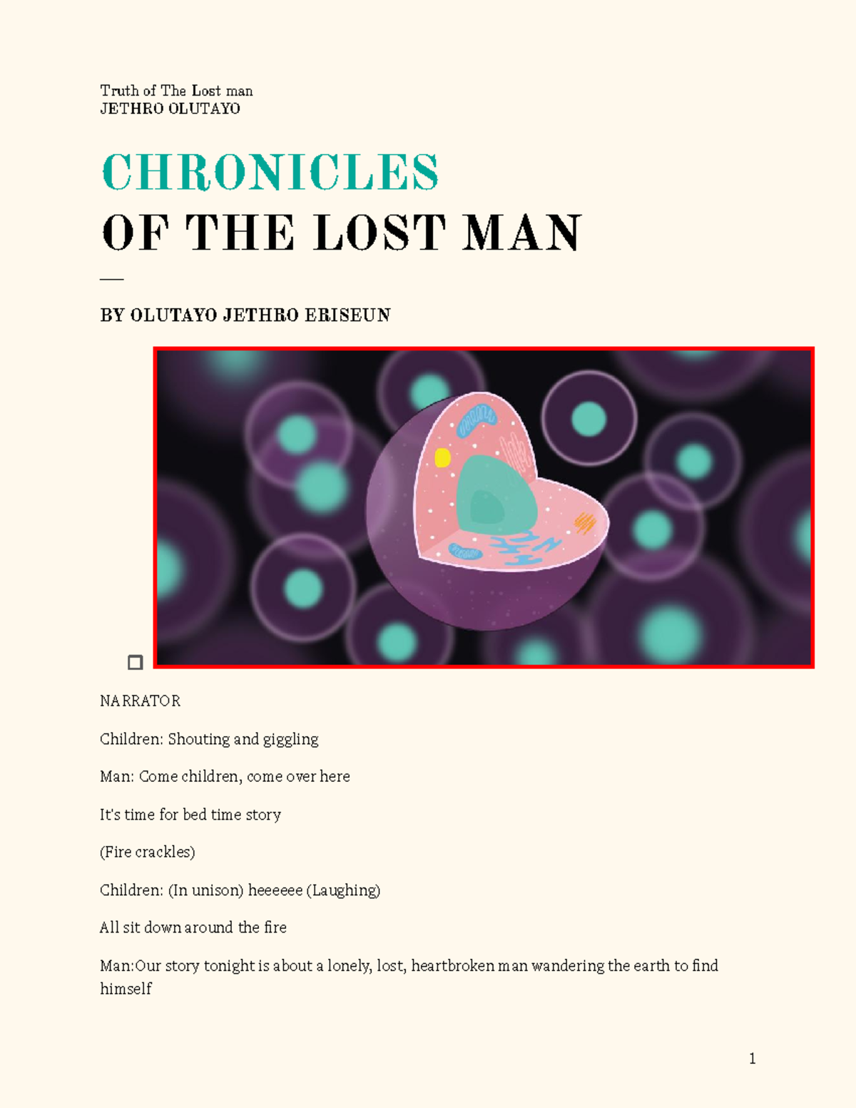 DOC-20231016-WA0000 - Truth of The Lost man JETHRO OLUTAYO CHRONICLES OF THE LOST MAN ___ BY ...