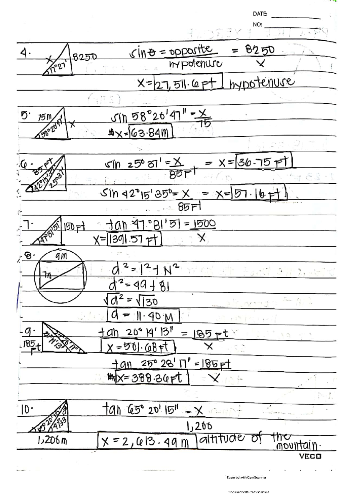 PLANE TRIGONOMETRY - Trigonometry - Studocu