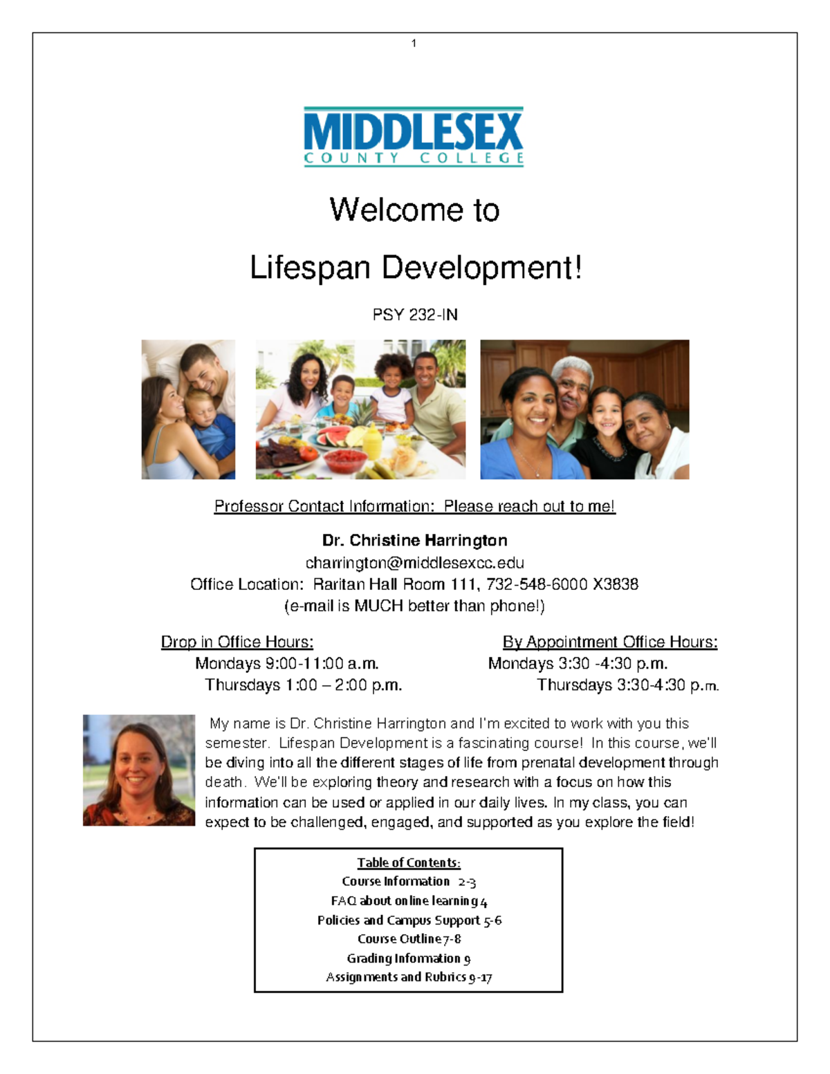 Psy 232 Online Syllabus Fall 2014 Welcome To Lifespan Development Psy 232 In Professor 
