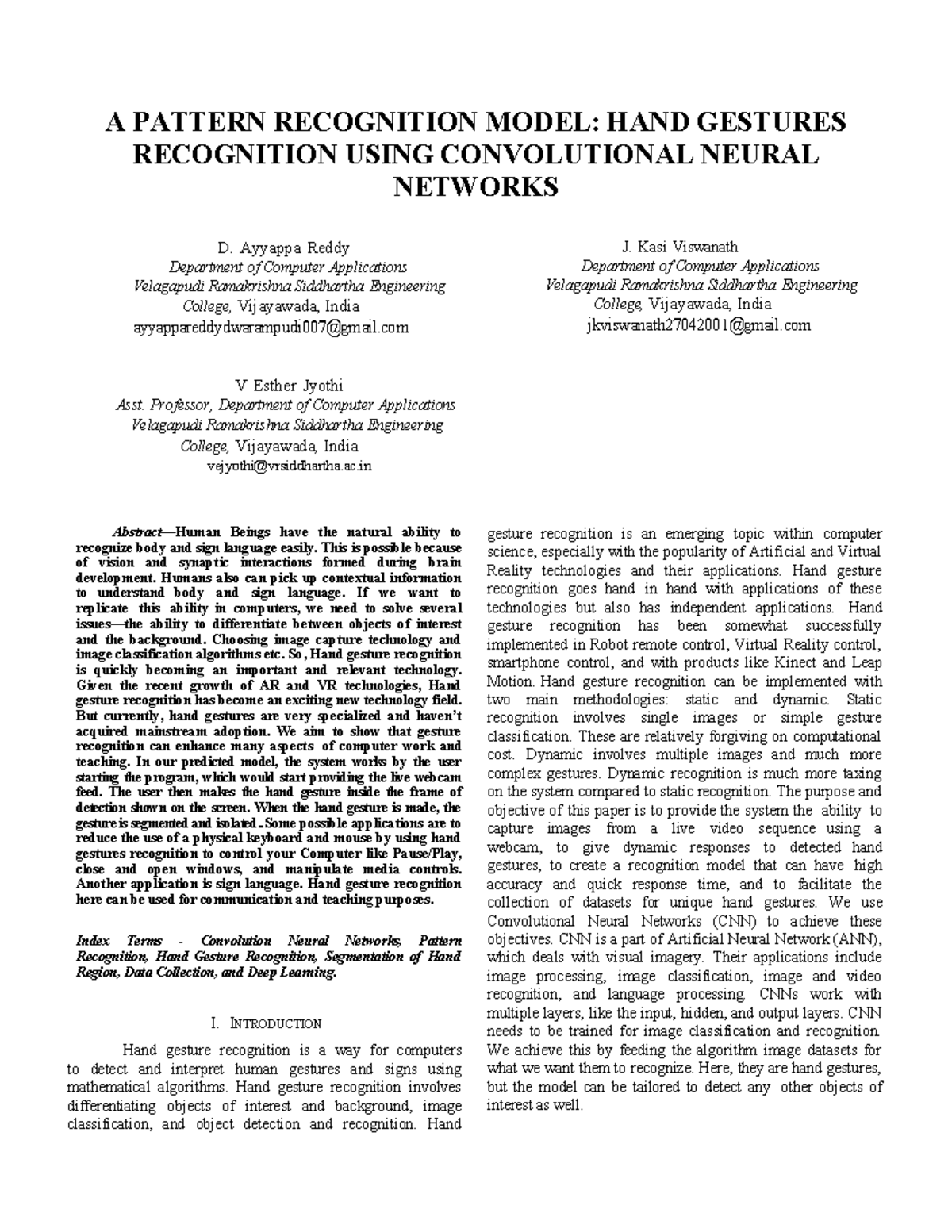Icscss-177-Final Manuscript - A PATTERN RECOGNITION MODEL: HAND ...