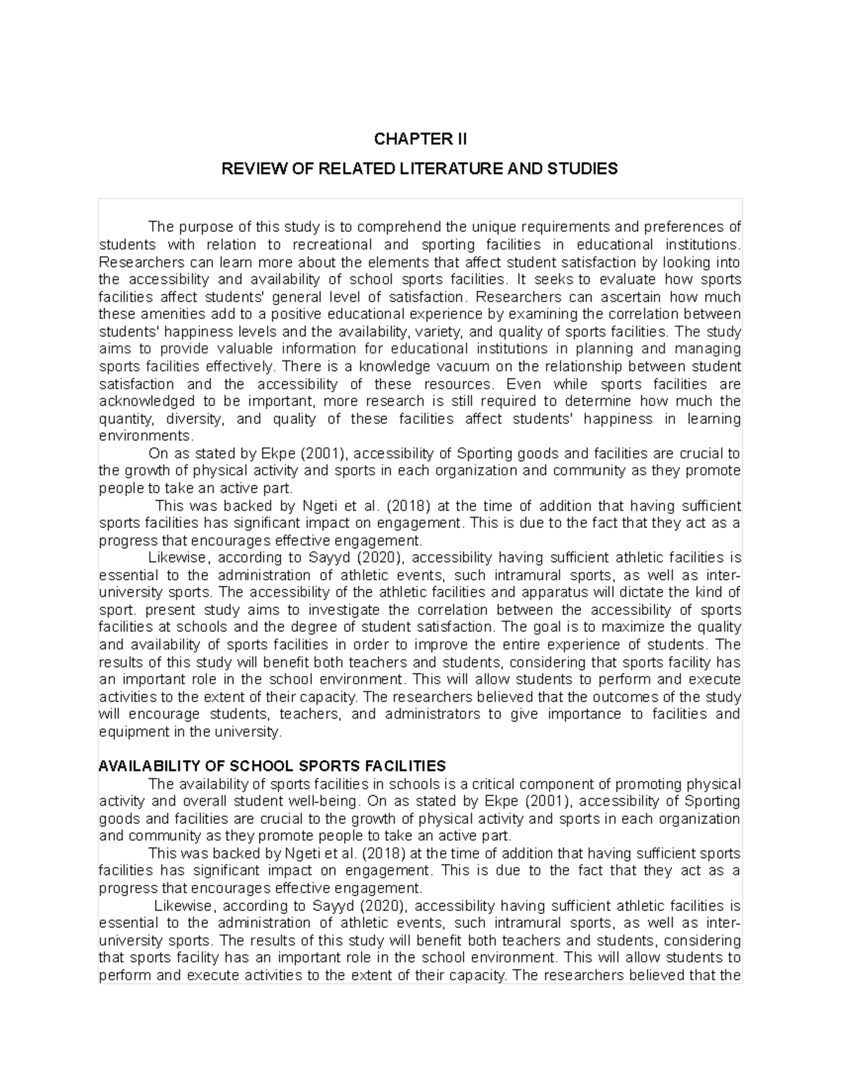 Chapter II - research paper proposal - CHAPTER II REVIEW OF RELATED ...