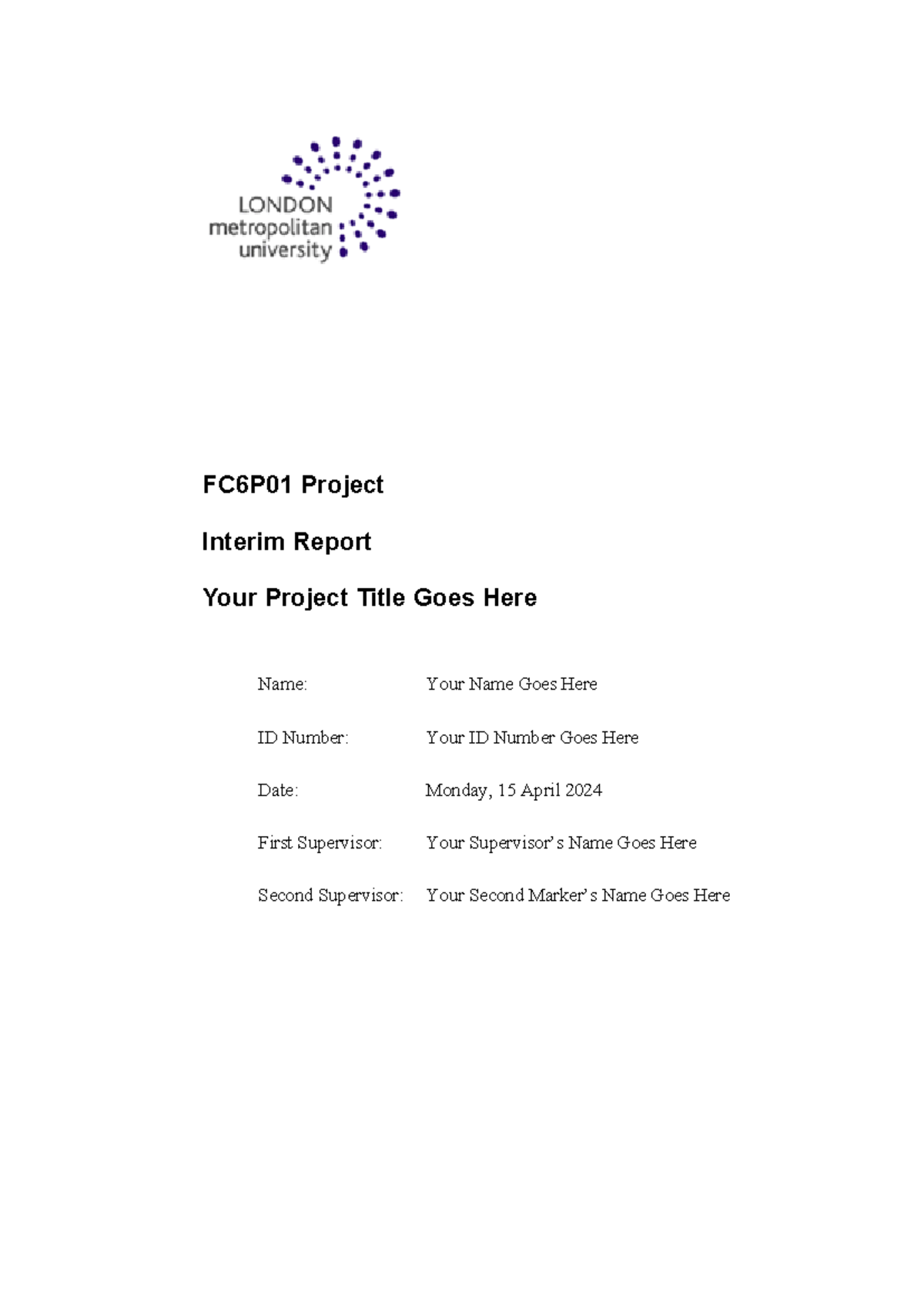Waste Management System Interim Report - FC6P01 Project Interim Report ...