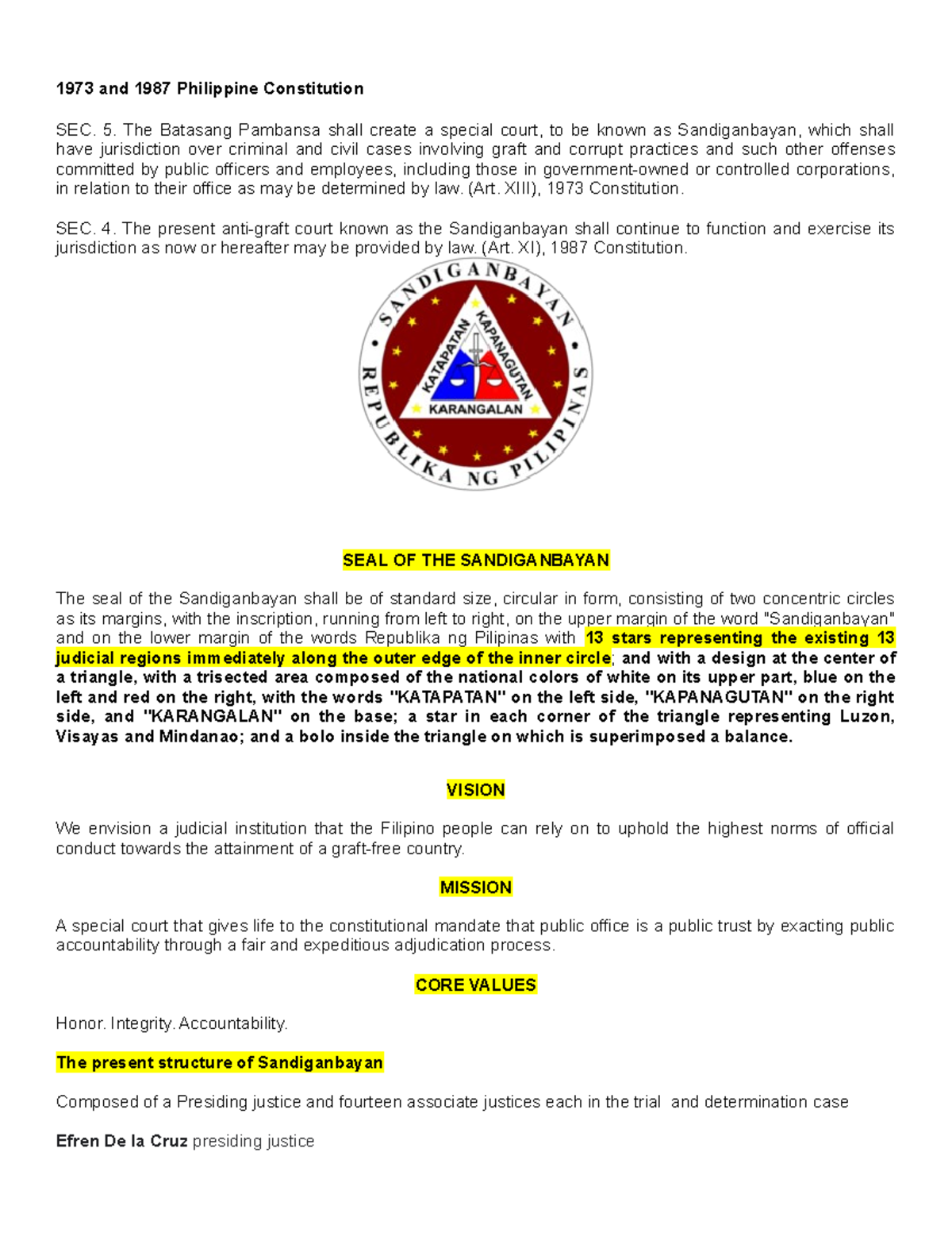 1973 and 1987 Philippine Constitution - 1973 and 1987 Philippine ...