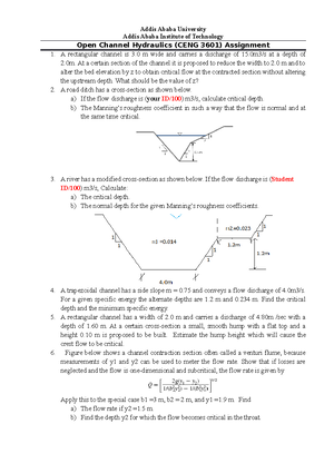 Lecture note ch 2 energy depth relationship - Lecture Note for Open ...