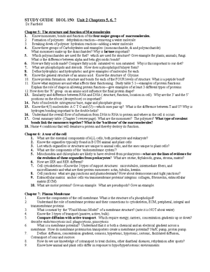 Ch 17 Practice questions - BIOL 150 Chapter 17 Practice Problems ...