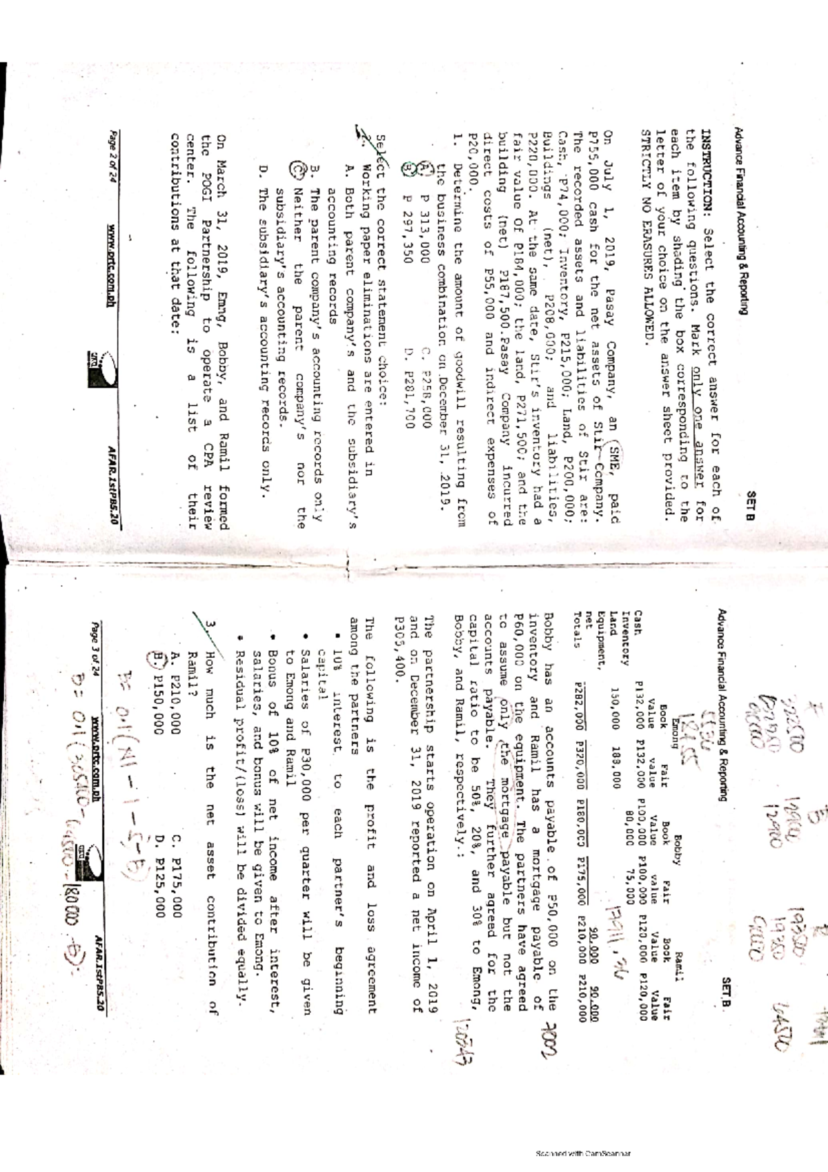 Pdfcoffee - Answer key - Bachelor of Science in Information Technology ...