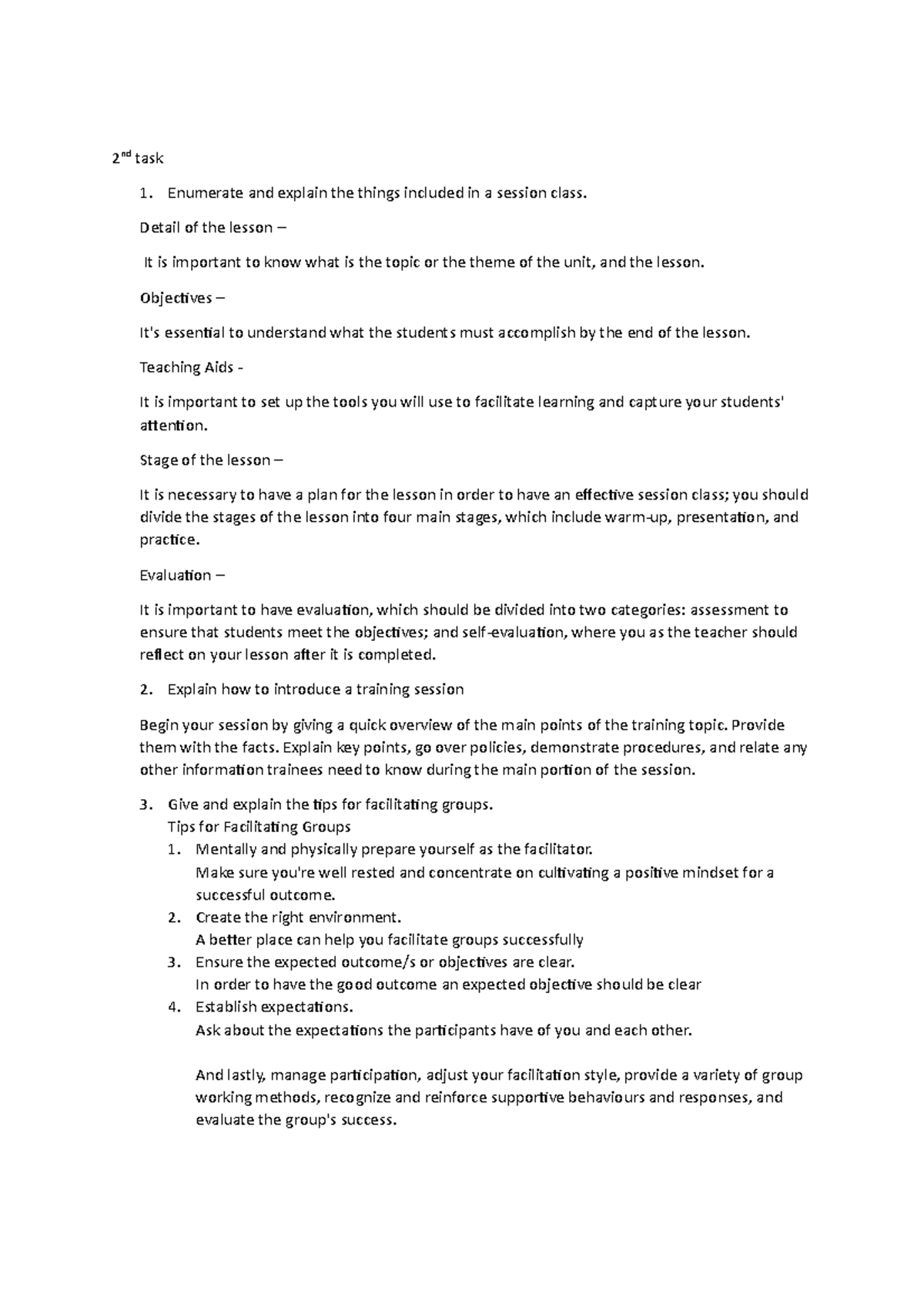 2nd task - Copy - sfdff - 2 nd task Enumerate and explain the things ...