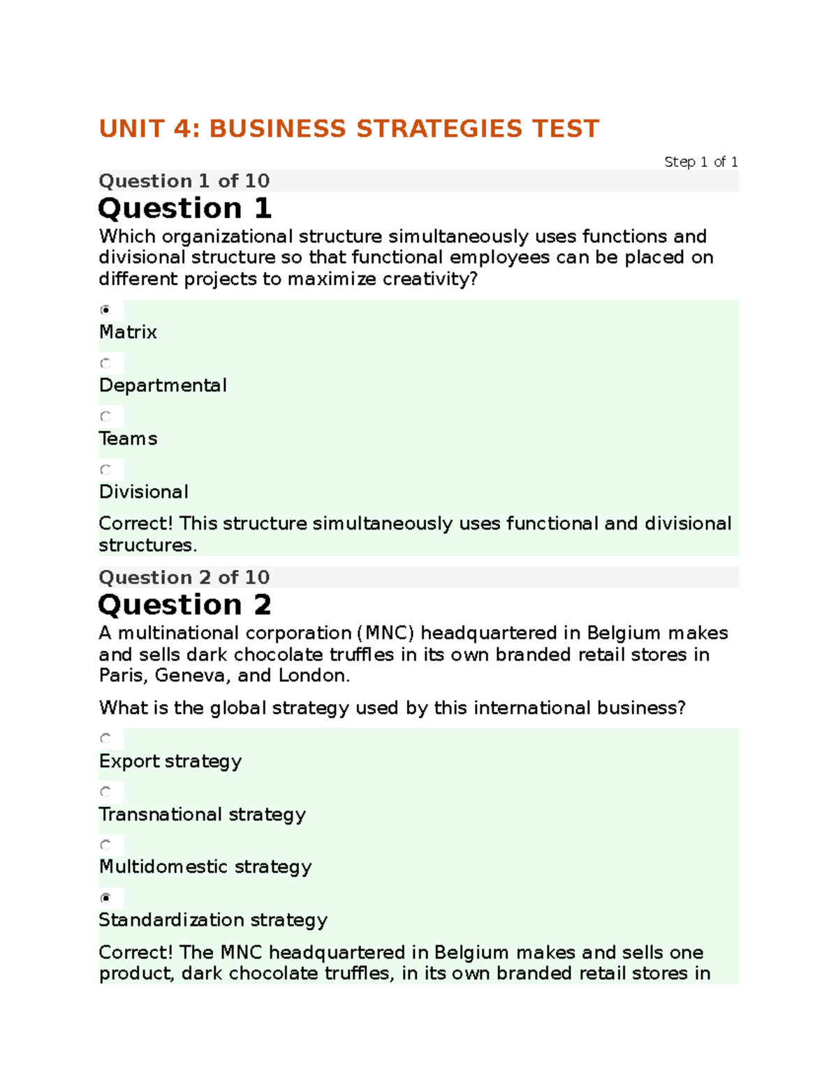 D080 UNIT 4 Test - Course Material Test- Great for Study - UNIT 4 ...