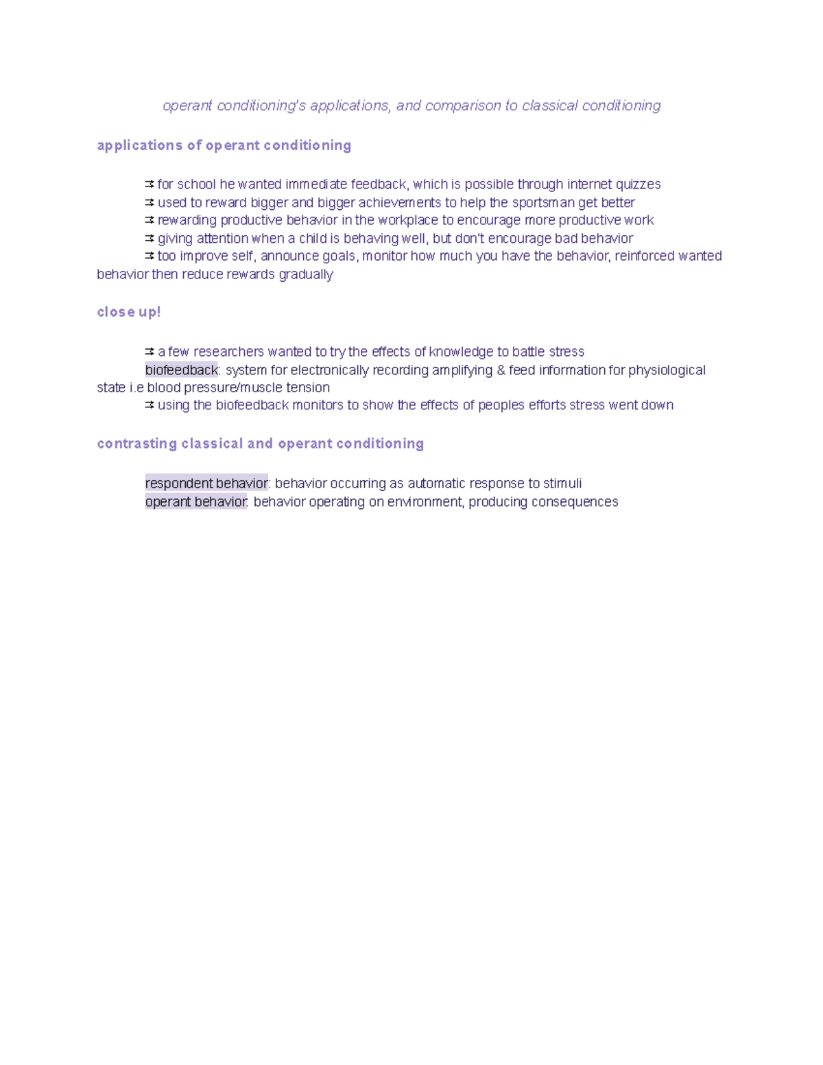 Operant vs classical - operant conditioning’s applications, and ...