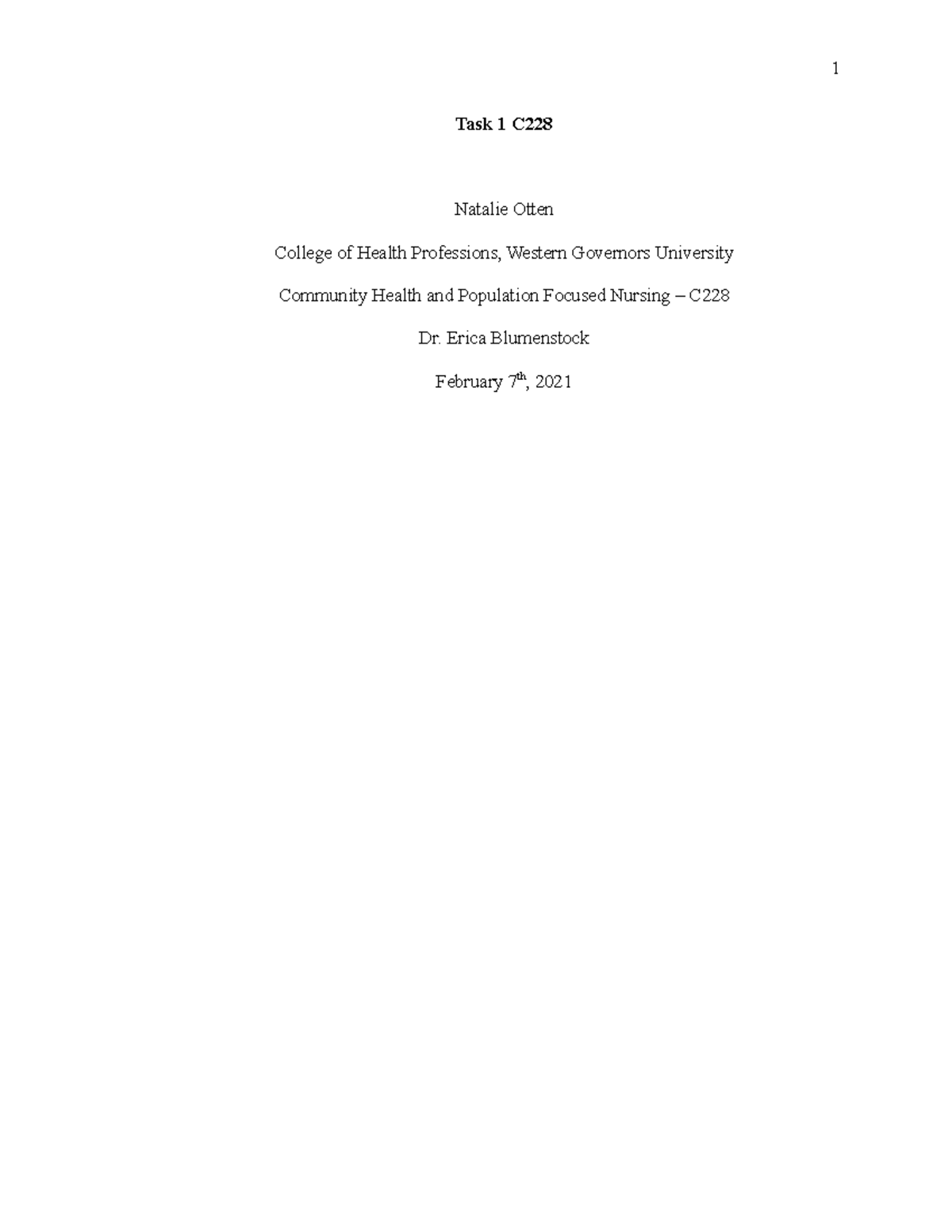 Sentinel City final - pass no revisions - Task 1 C Natalie Otten ...