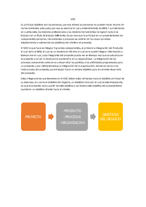 Matriz POP - MATRIZ POP (Producto – Organización - Proceso) La metodología VDC tiene como ...