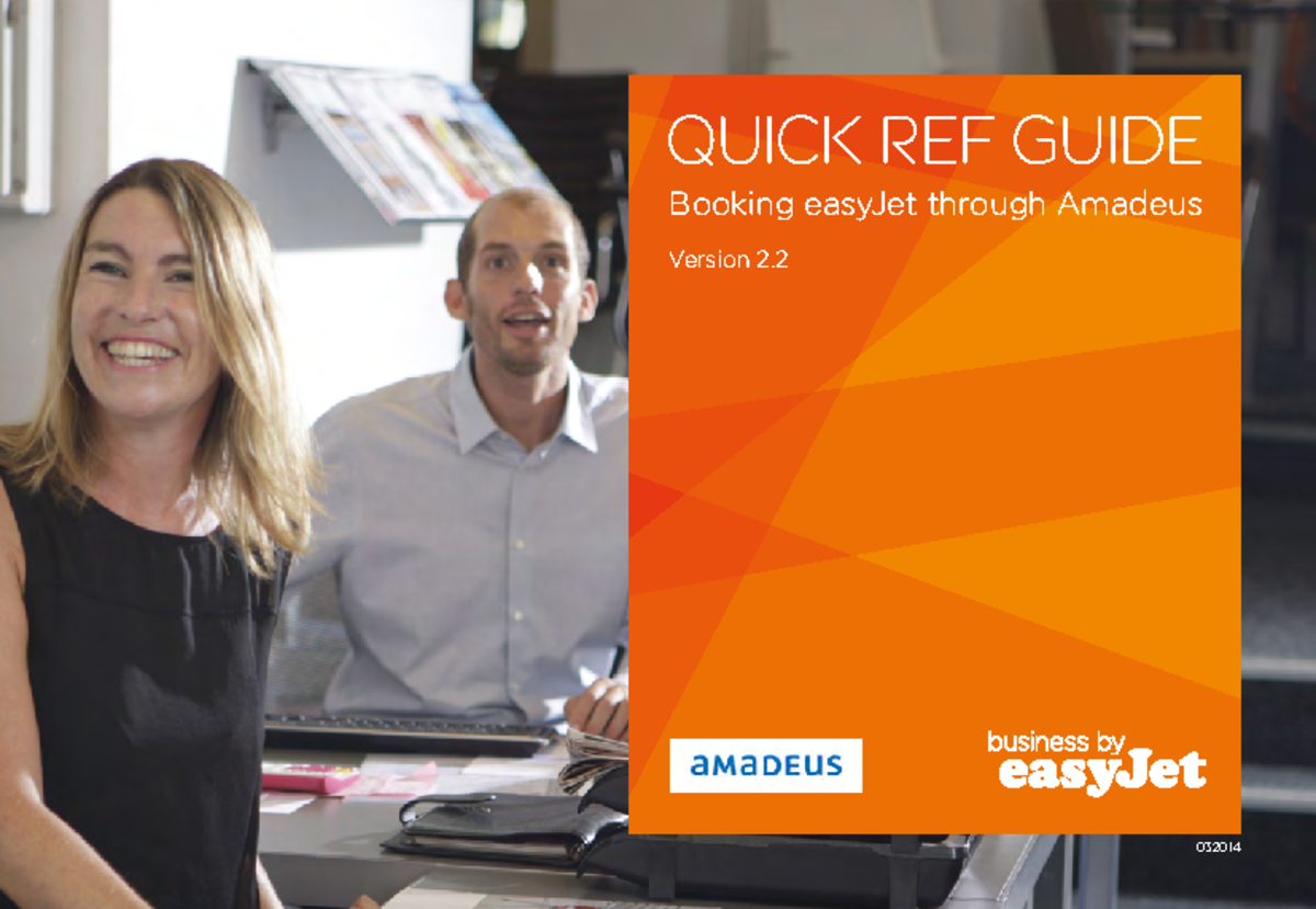 Quick-ref-guide - Ticketing GDS - quick REF GUIDE Booking easyJet ...