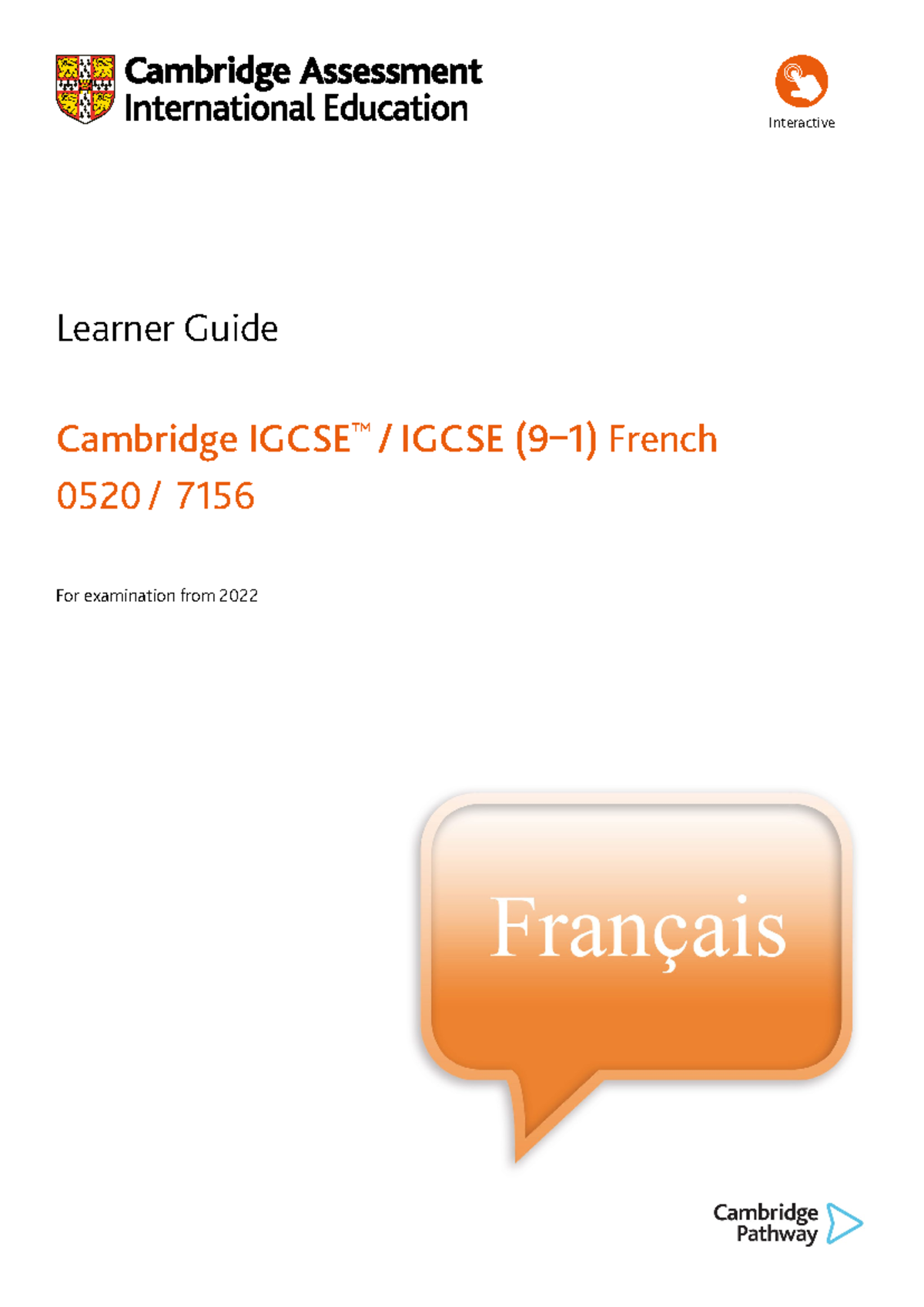 0520 Learner guide (for examination from 2022) - Learner Guide ...